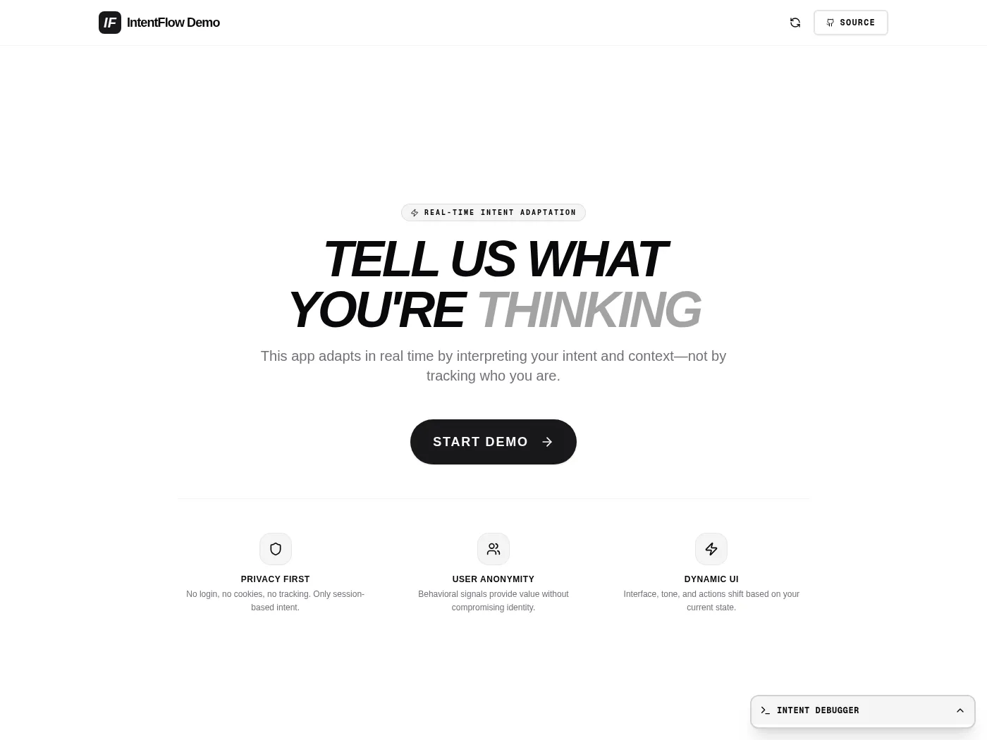 IntentFlow Demo