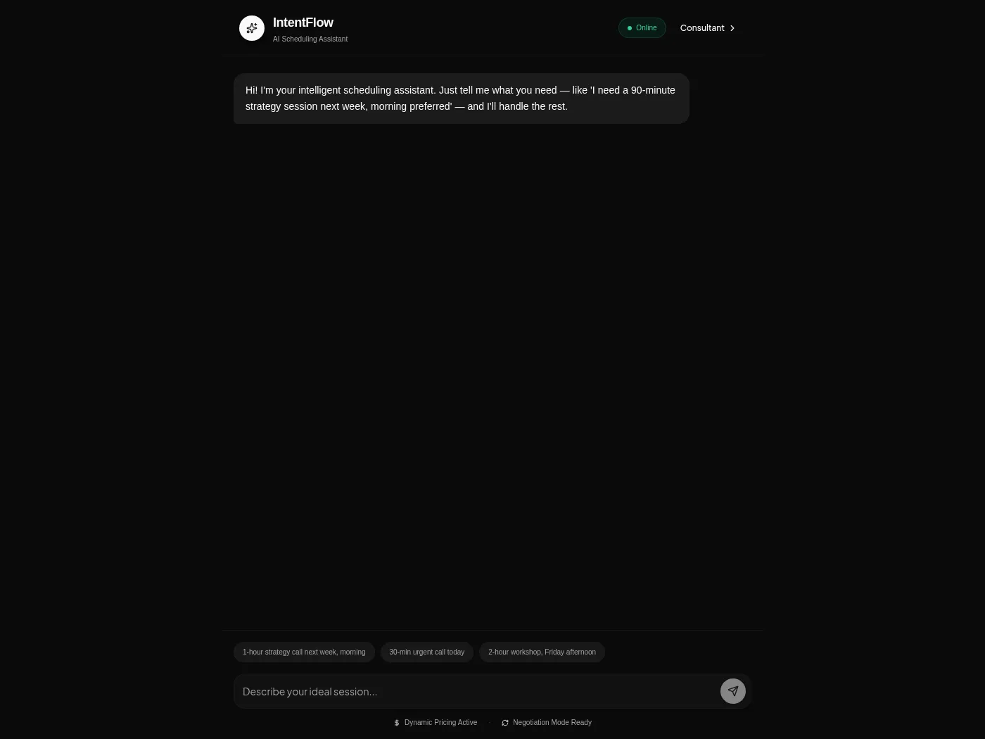 IntentFlow Scheduler