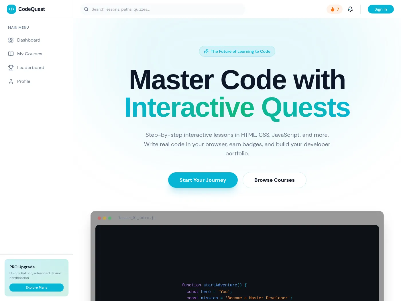 CodeQuest Academy