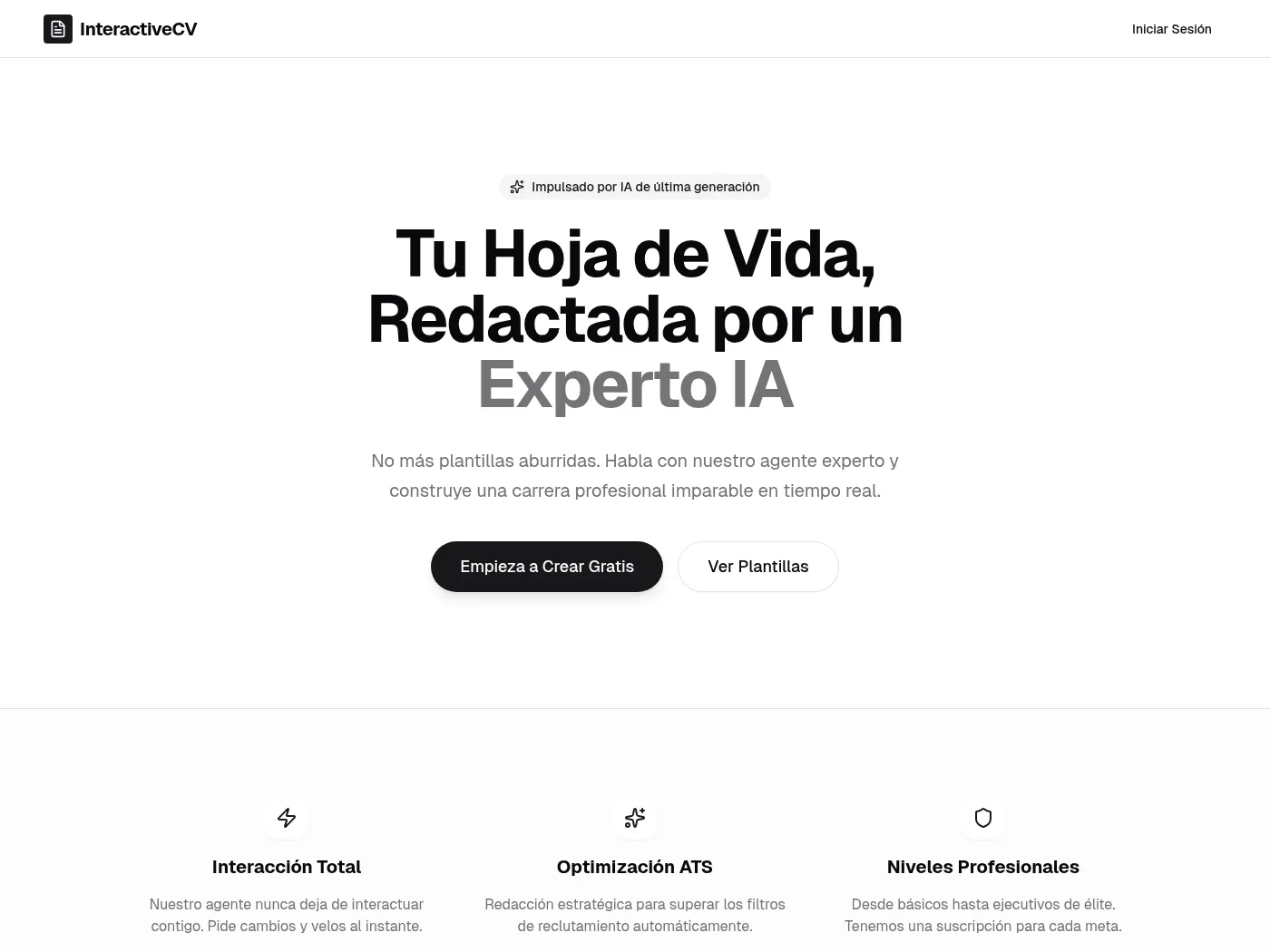 Interactive CV Builder