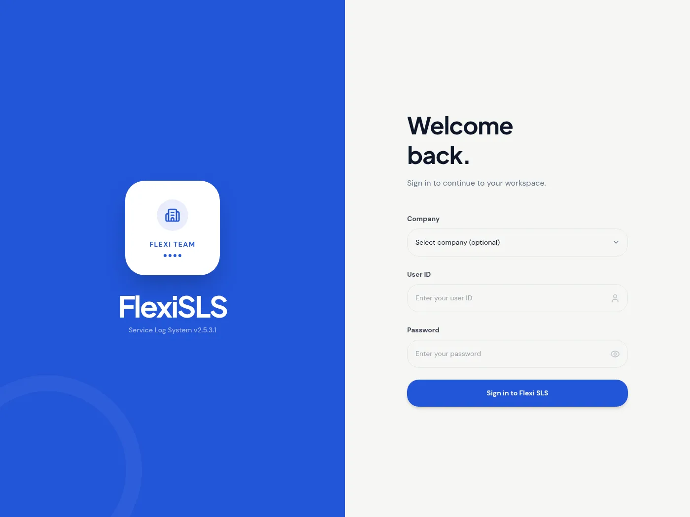 Interactive Login Page