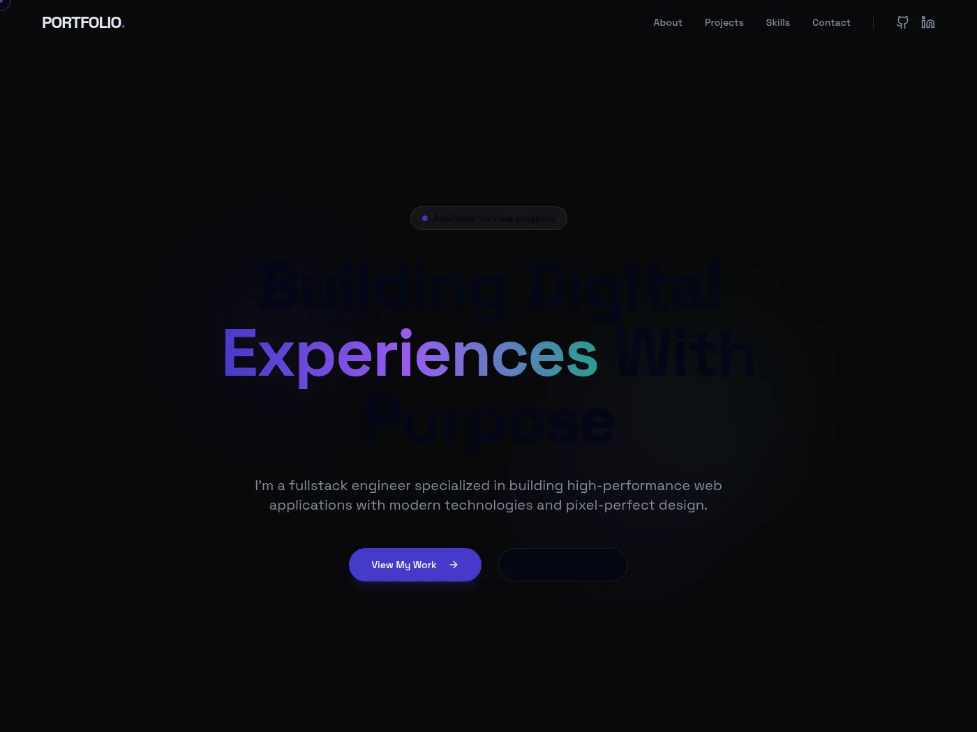 Interactive Portfolio Pro
