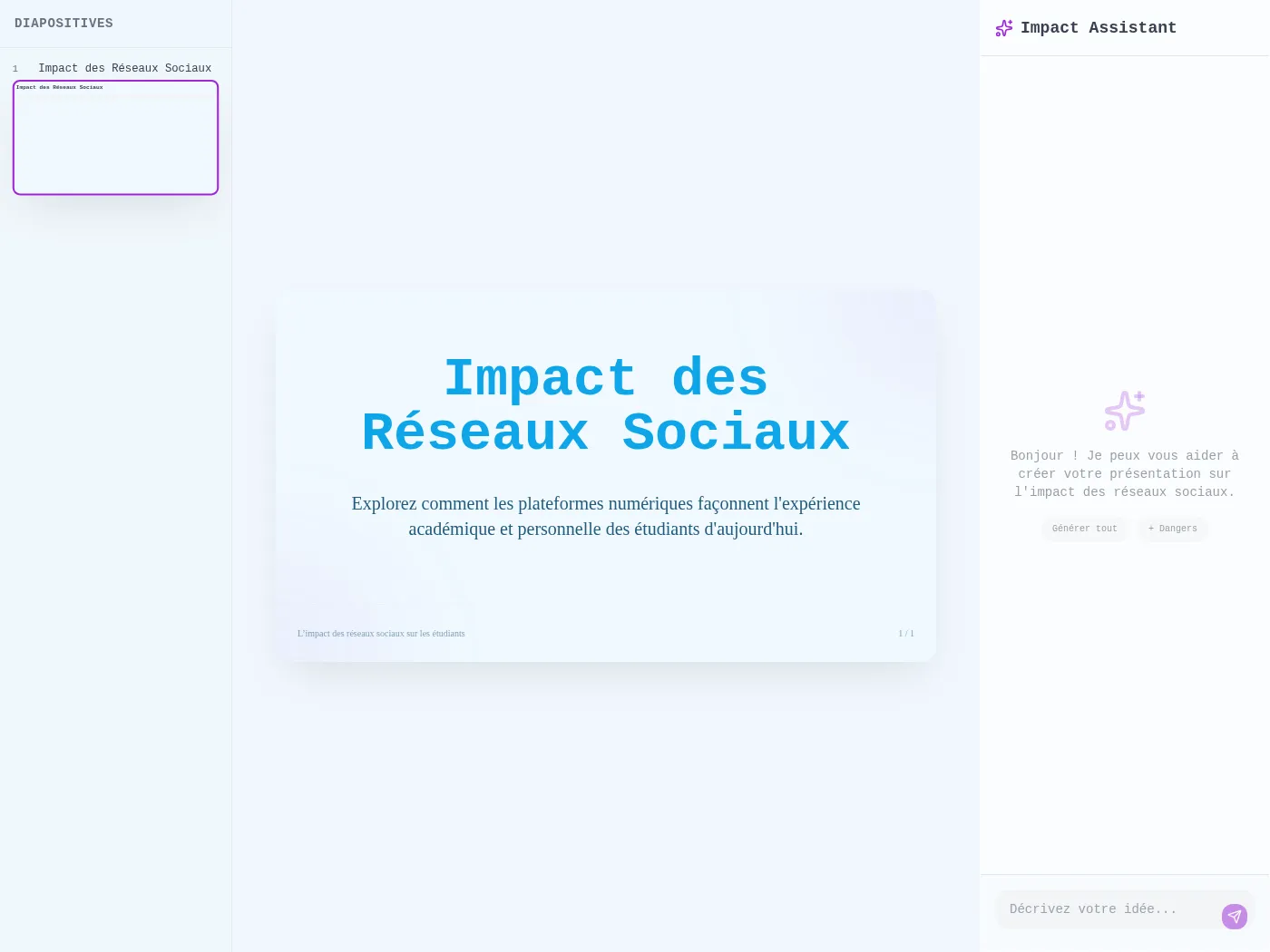 Social Impact Interactive Deck