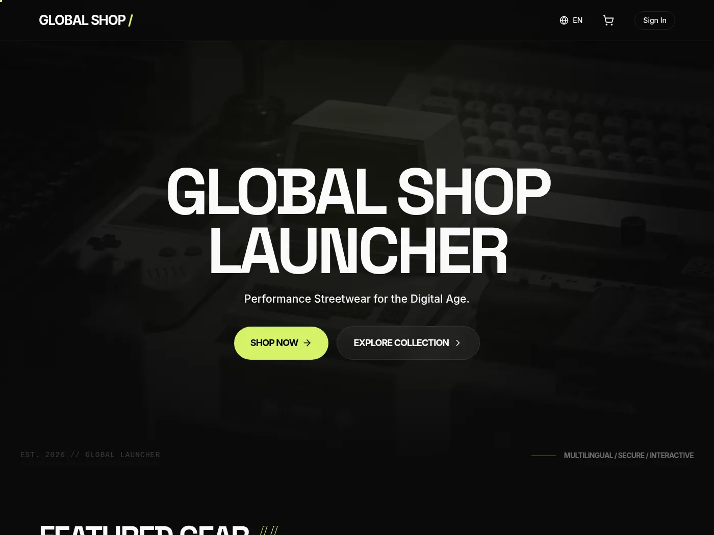 Global Shop Launcher