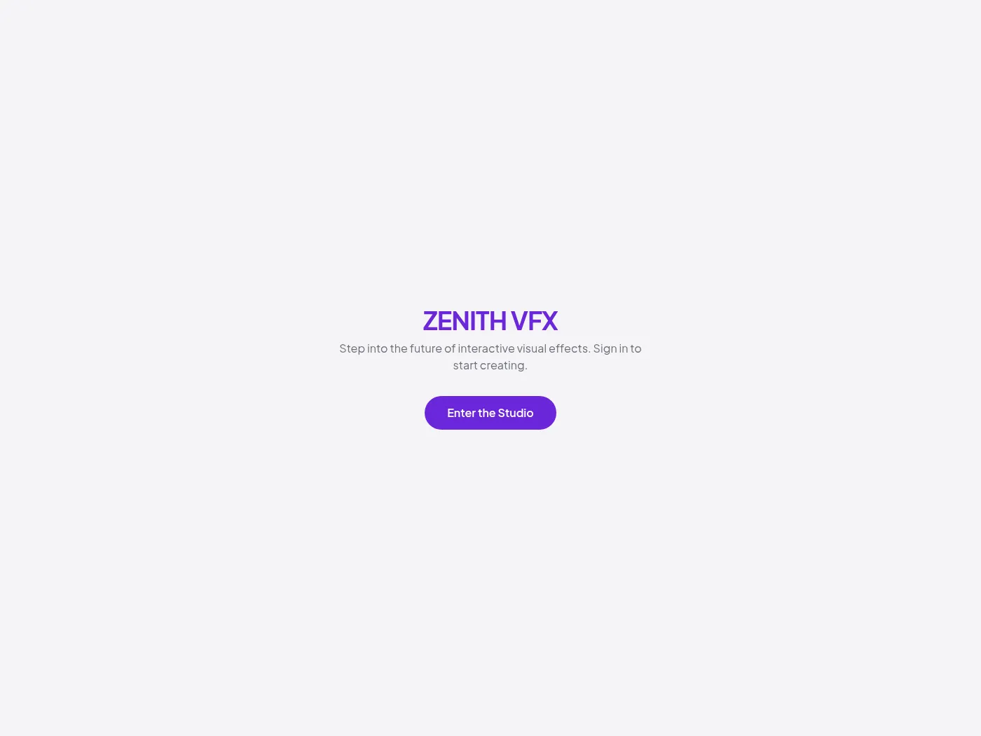 Interactive VFX Studio