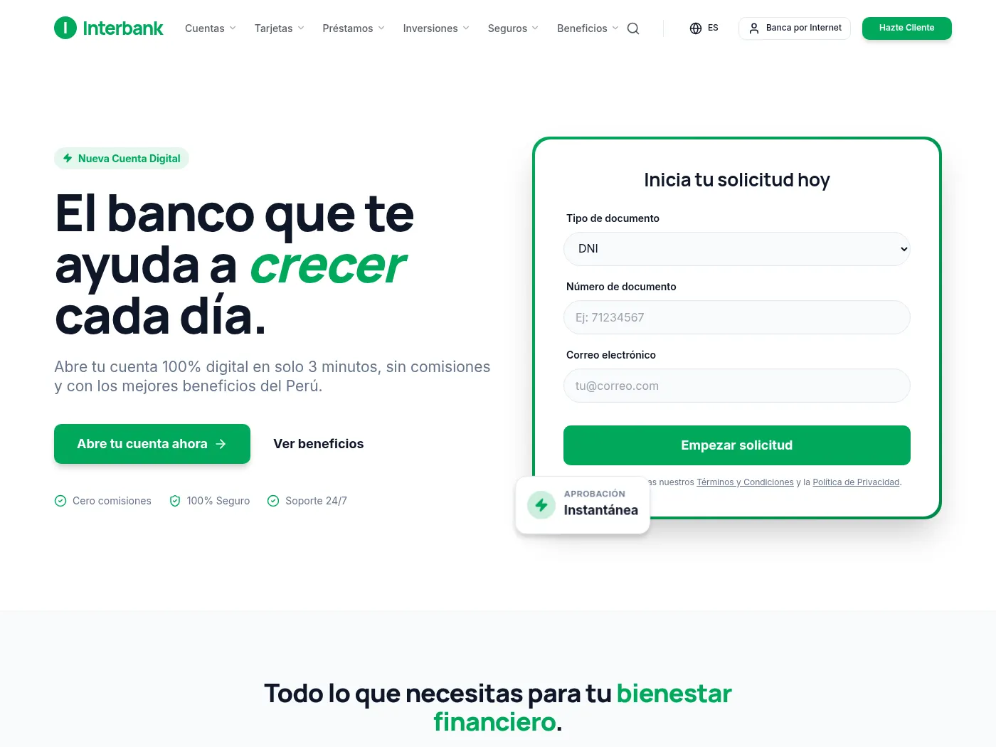 Interbank Peru Redesign