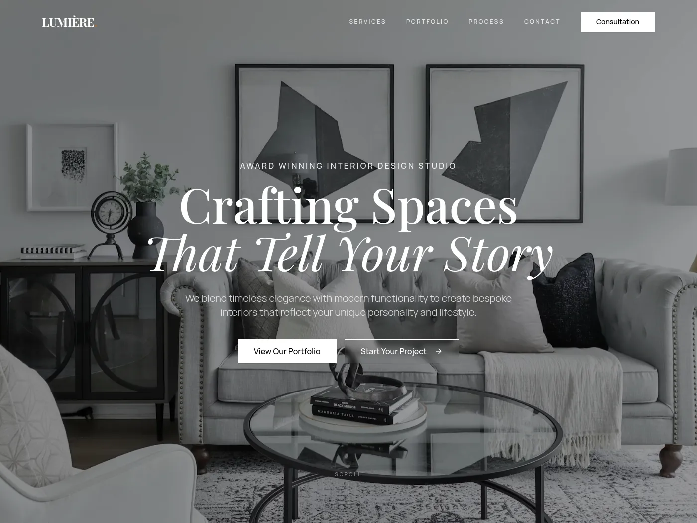 Interior Design Services Landing Page (Remix)