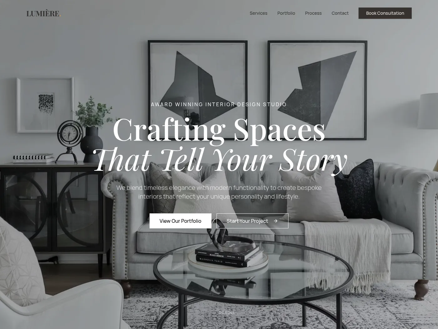 Interior Design Services Landing Page (Remix)