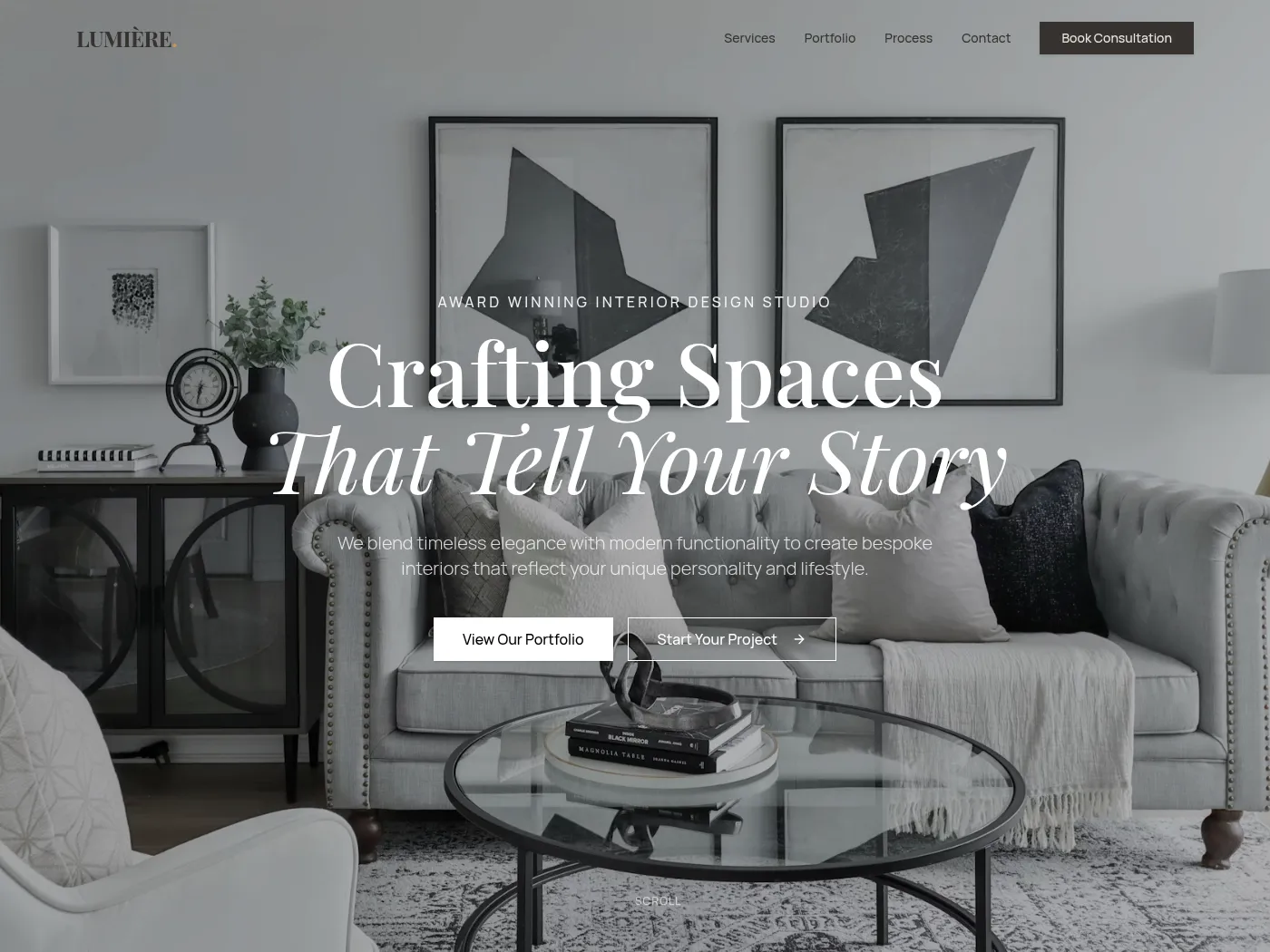 Interior Design Services Landing Page (Remix)
