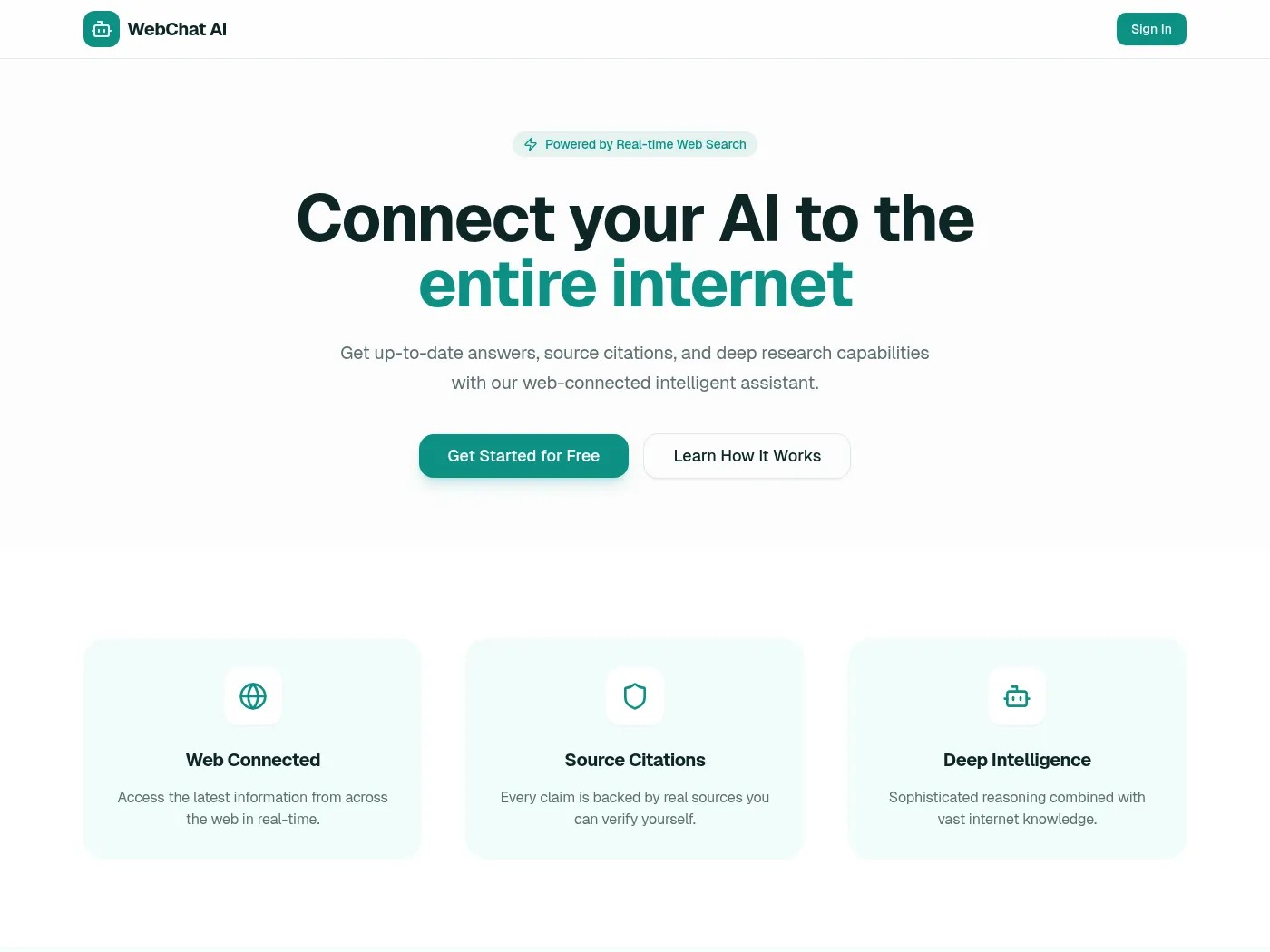 Web-Connected Chatbot