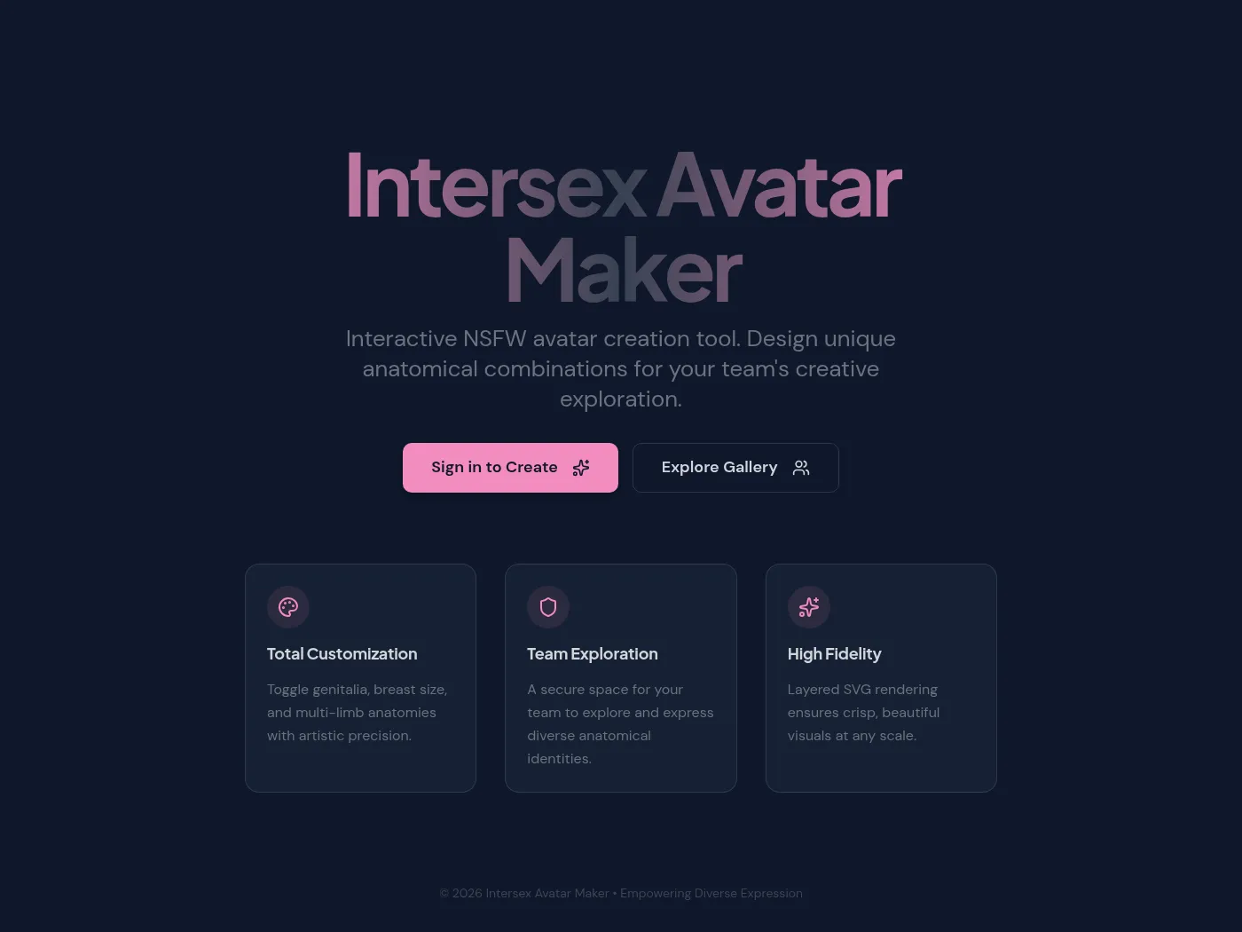 Intersex Avatar Maker