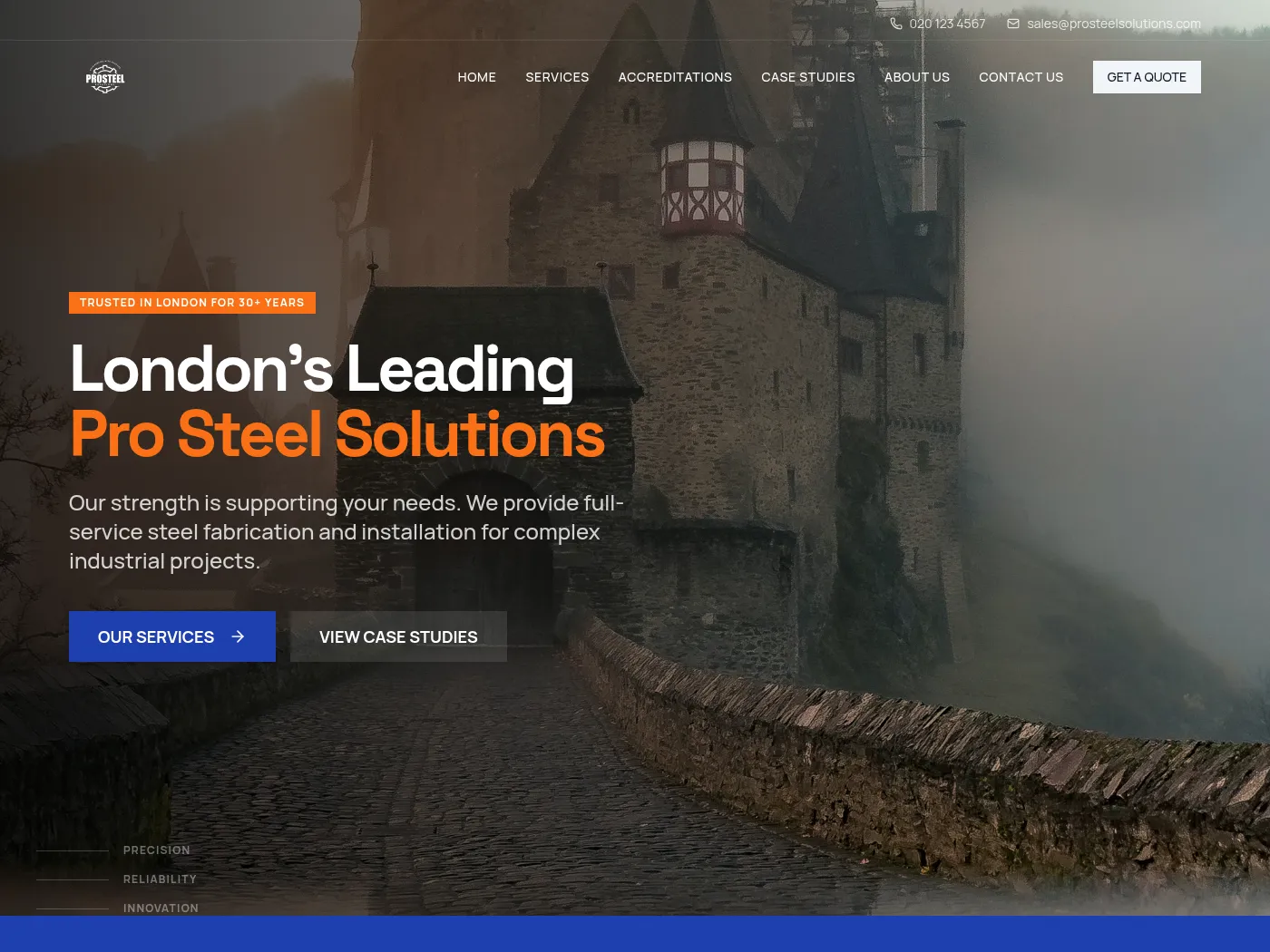 Intersteels Web Clone