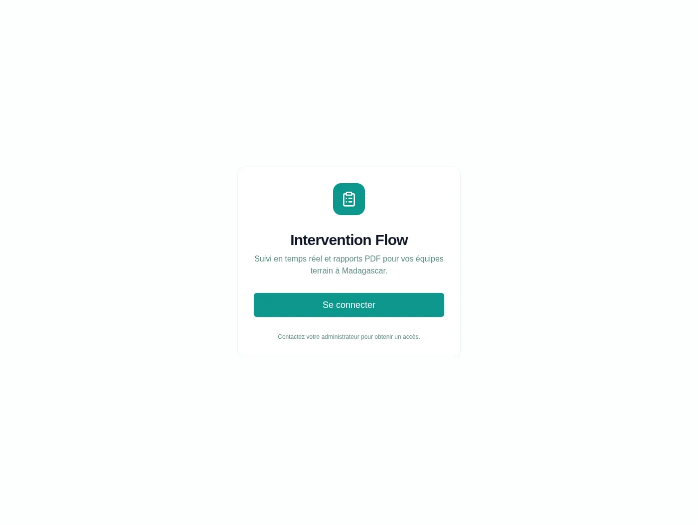 Intervention Flow