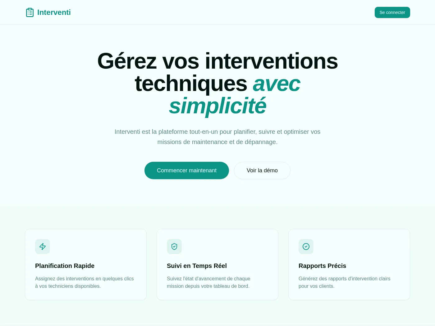 Intervention Manager