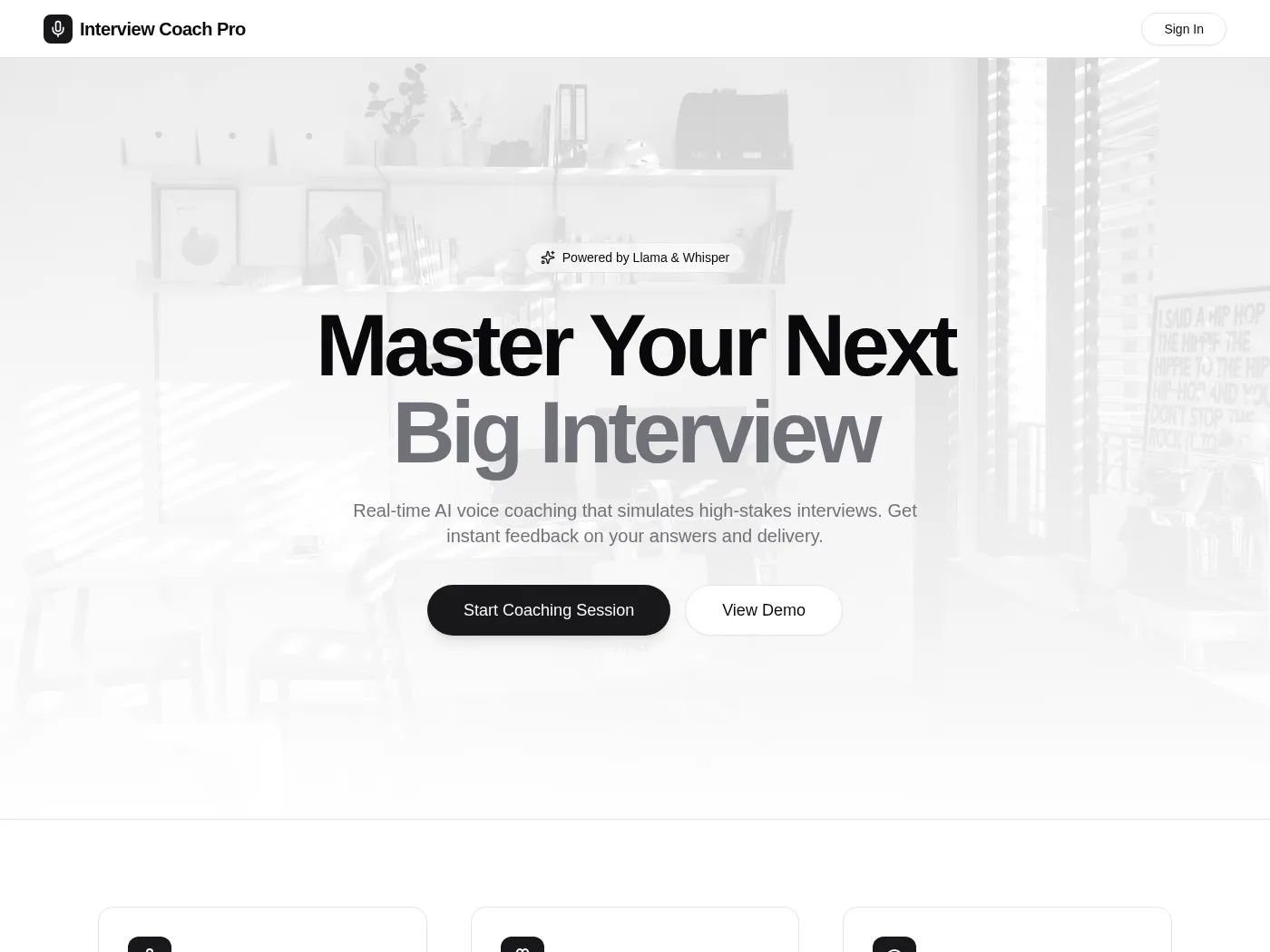 Interview Coach Pro