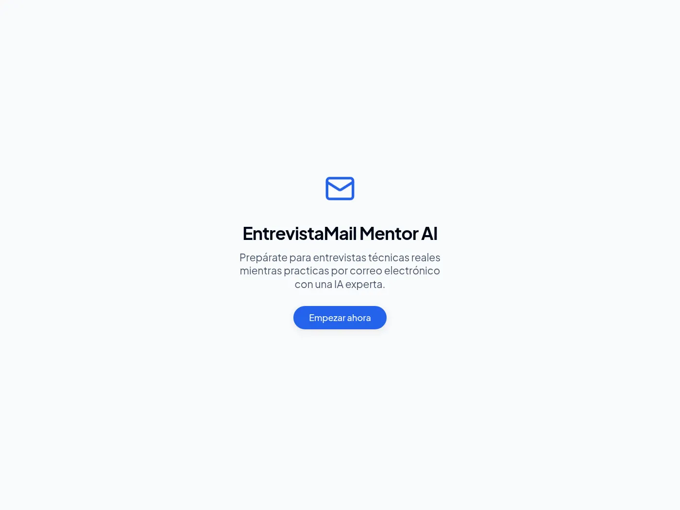 EntrevistaMail Mentor AI