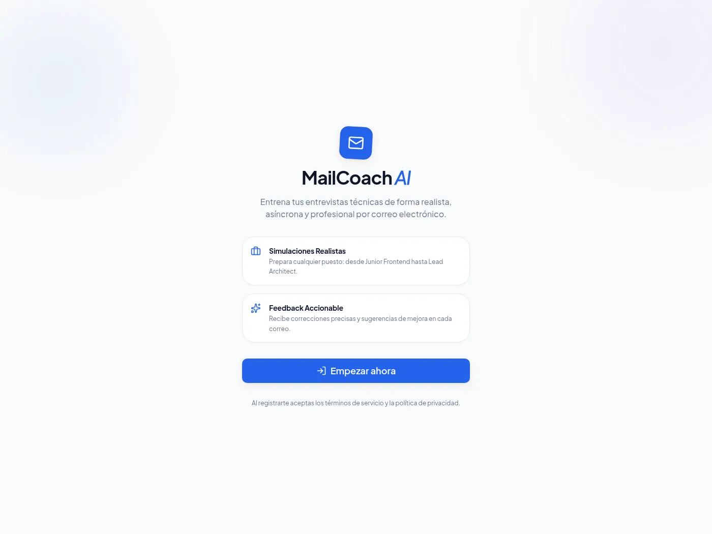 MailInterview Coach AI