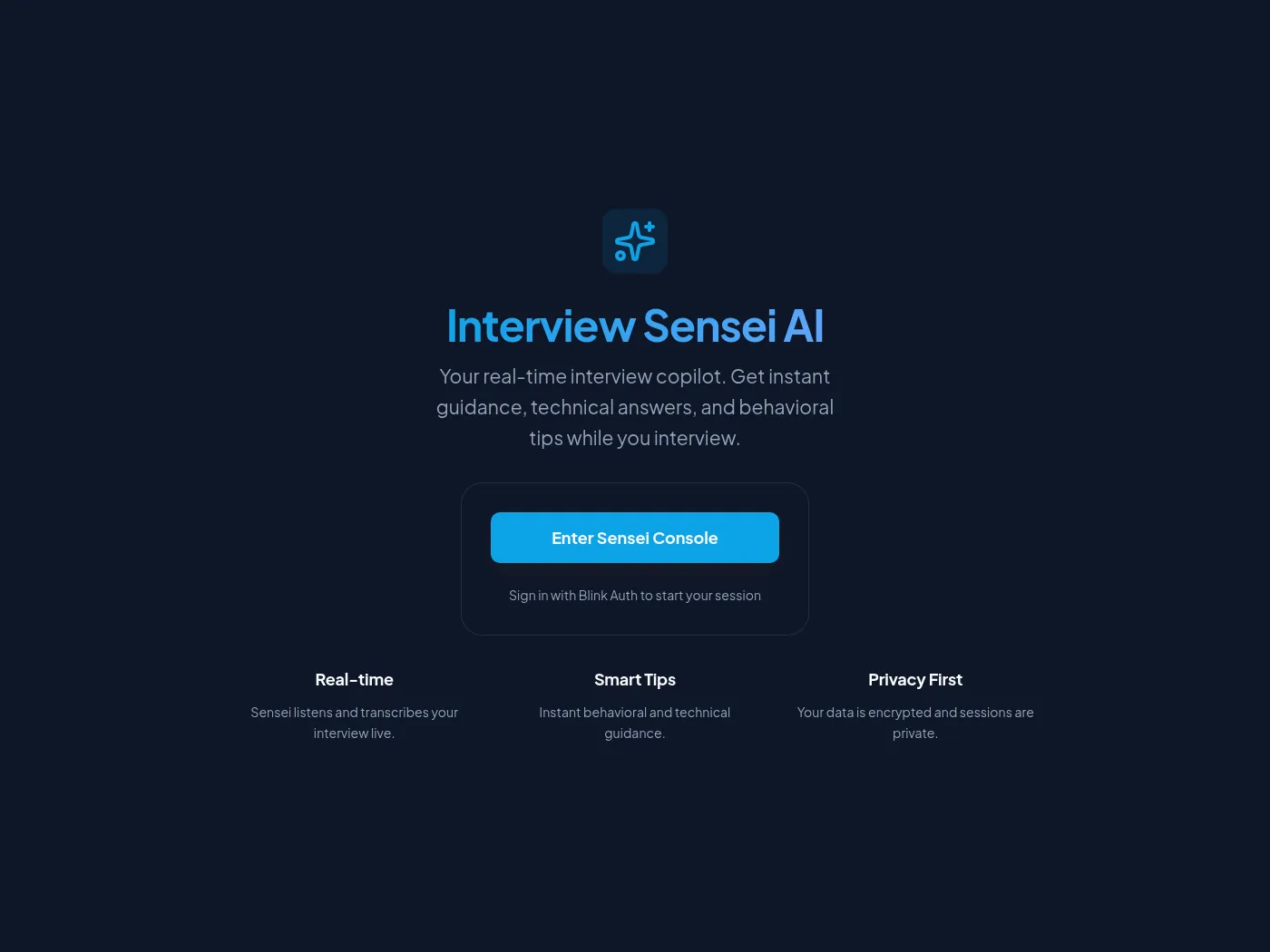 Interview Sensei AI