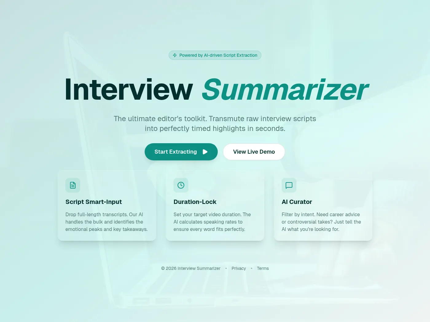 Interview Summarizer