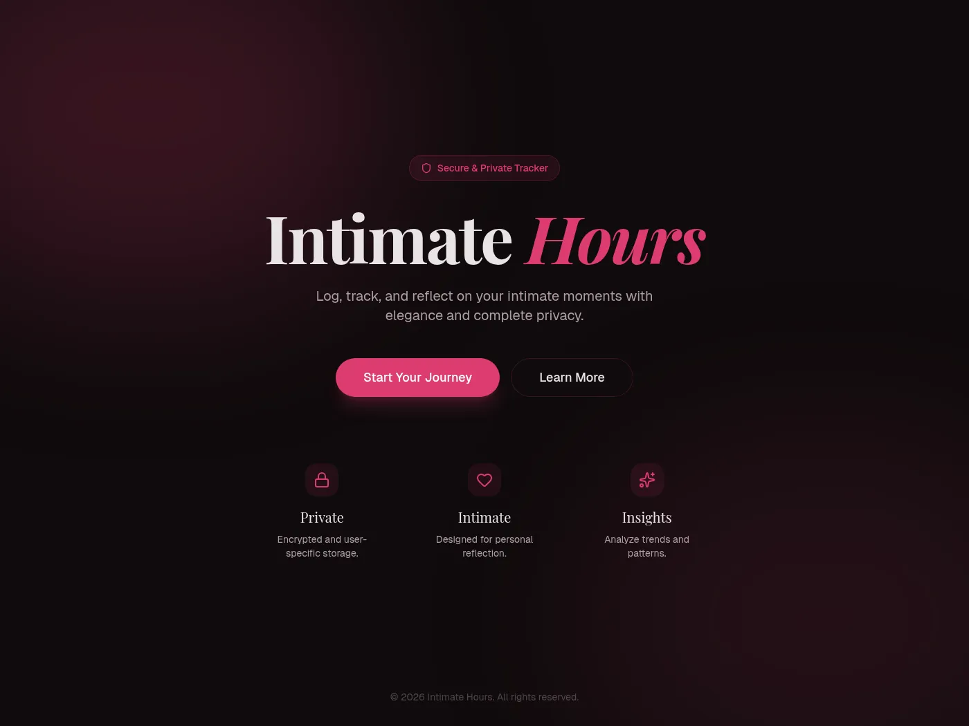 Intimate Hours Tracker