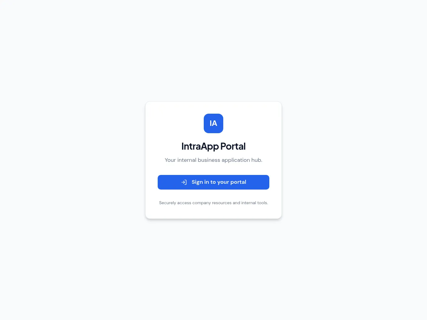 IntraApp Portal