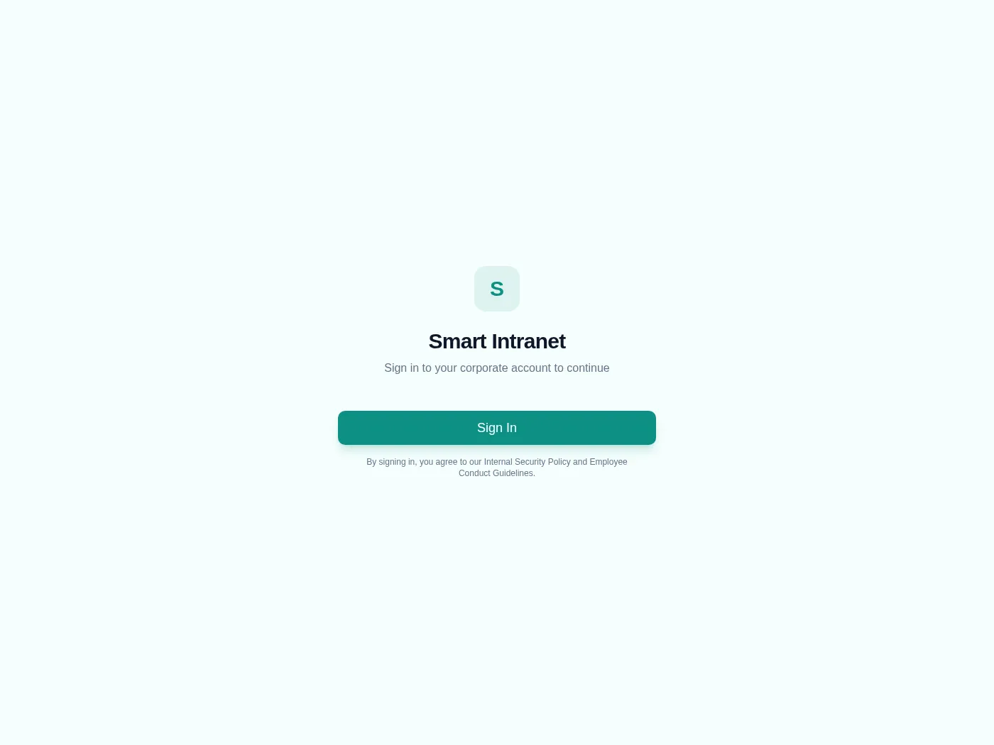 Smart Intranet Portal