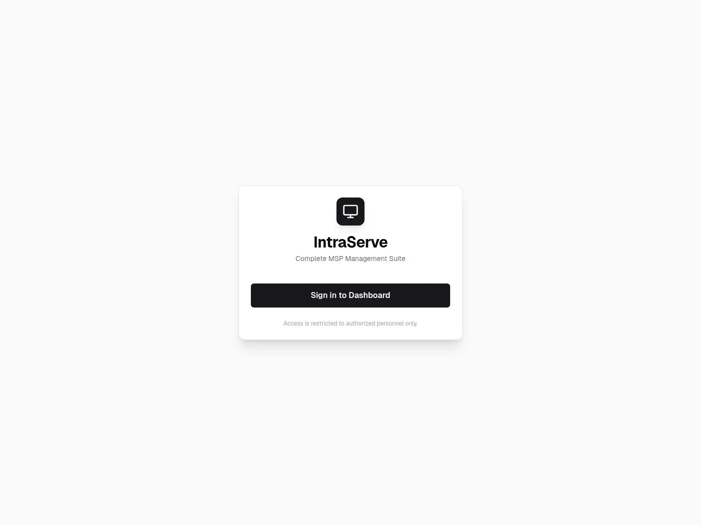 IntraServe MSP Suite