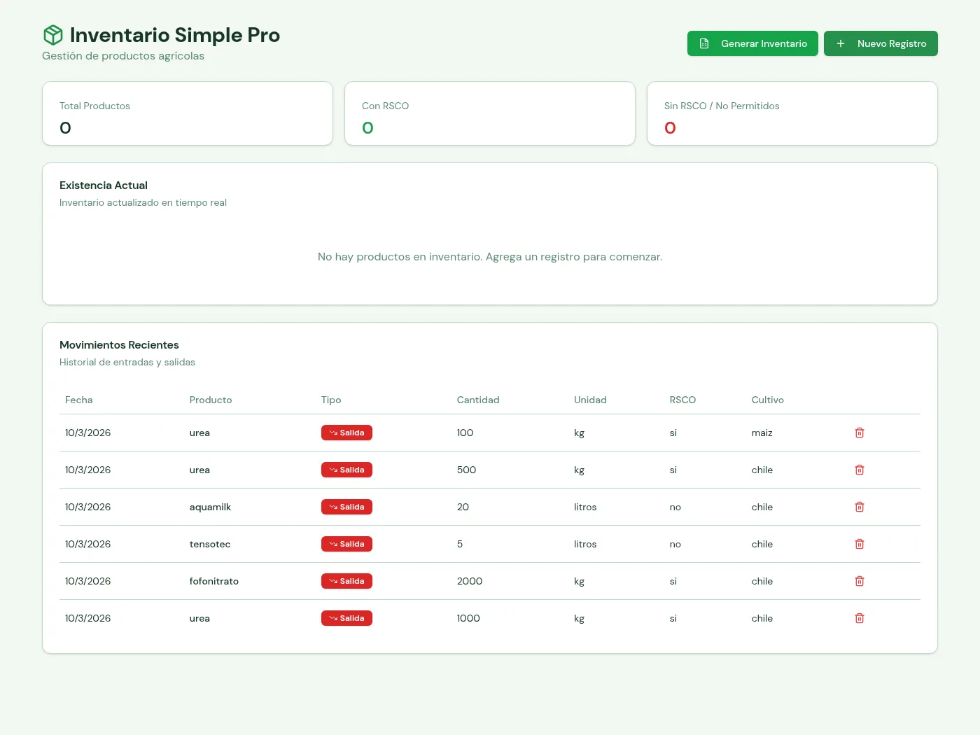 Inventario Simple Pro