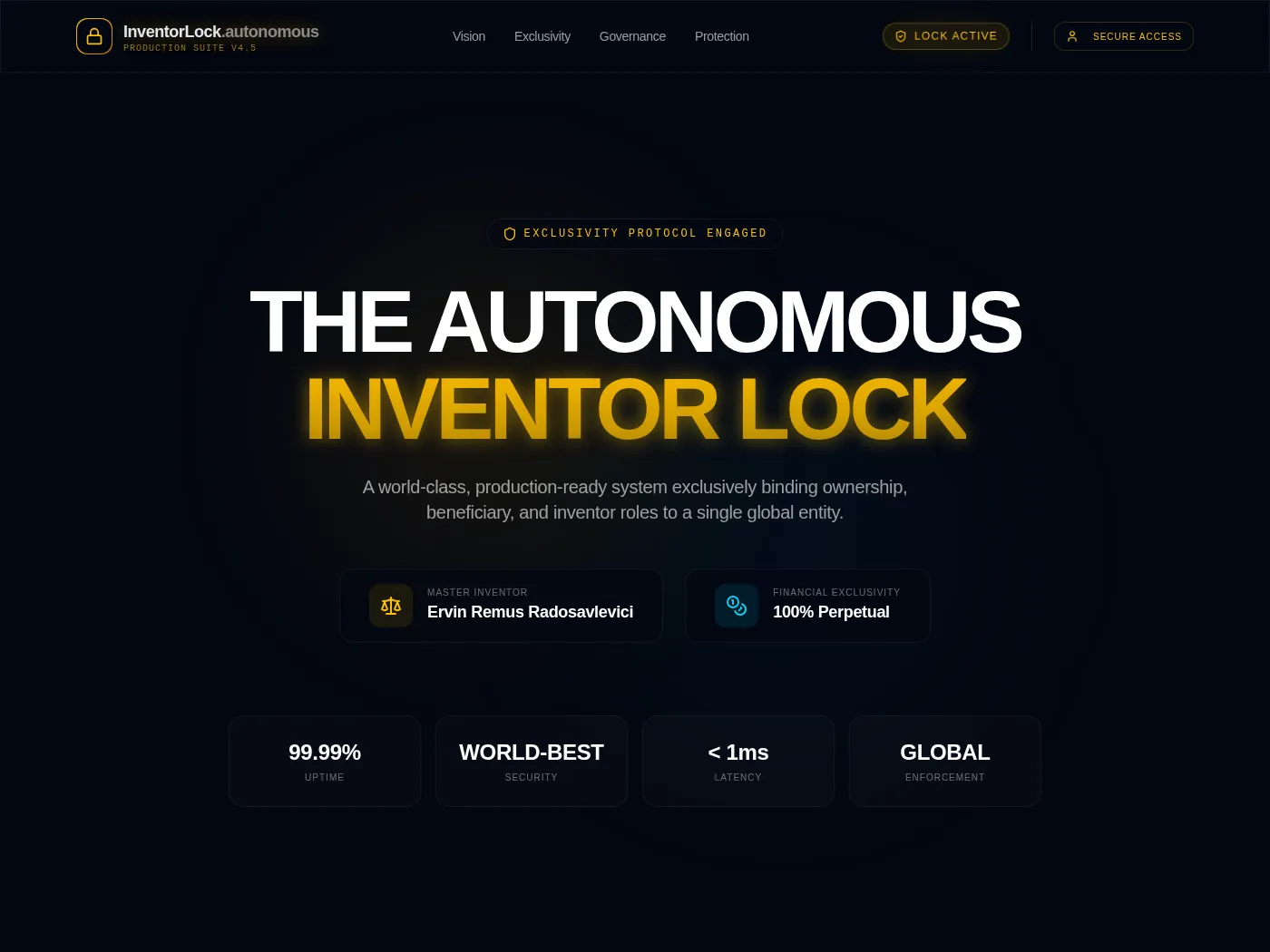 InventorLock Autonomous Suite