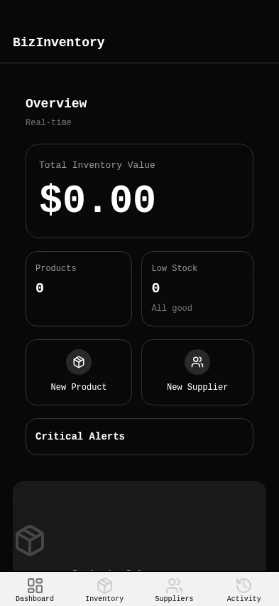 BizInventory App