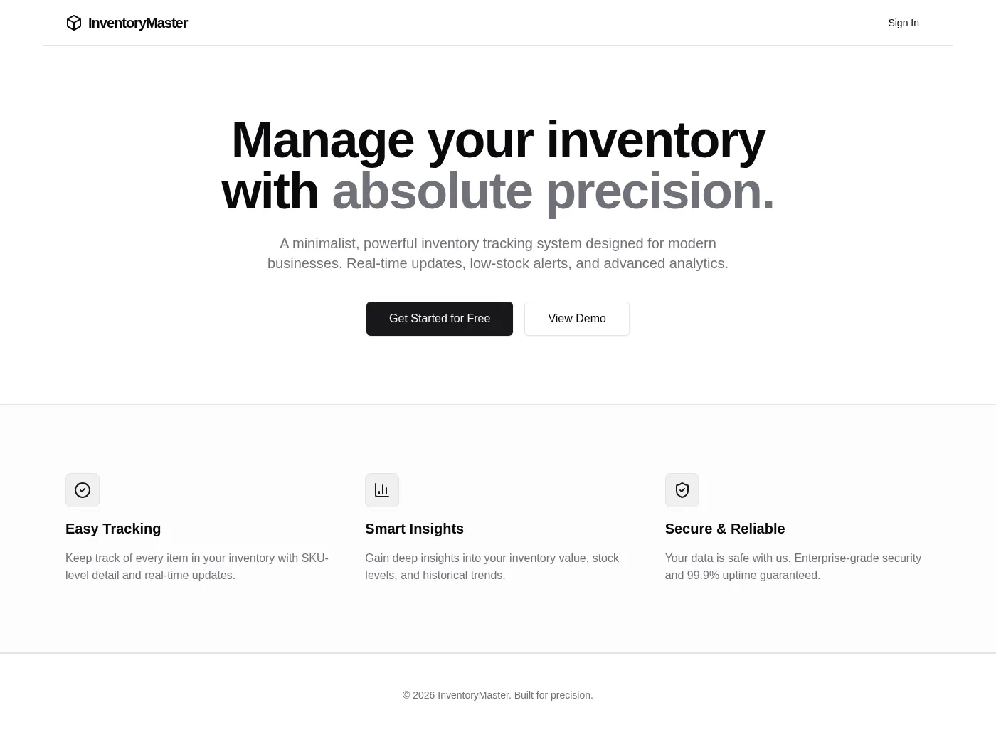Inventory Master