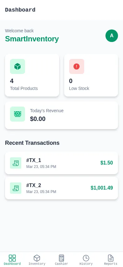 SmartInventory & Cashier Pro