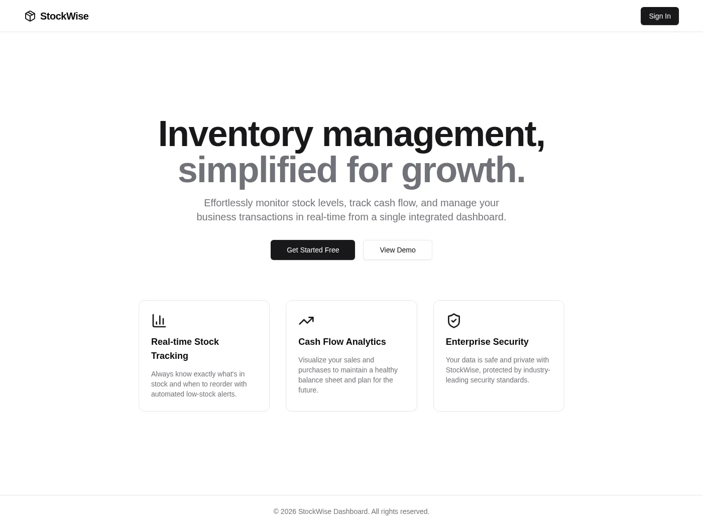 StockWise Dashboard