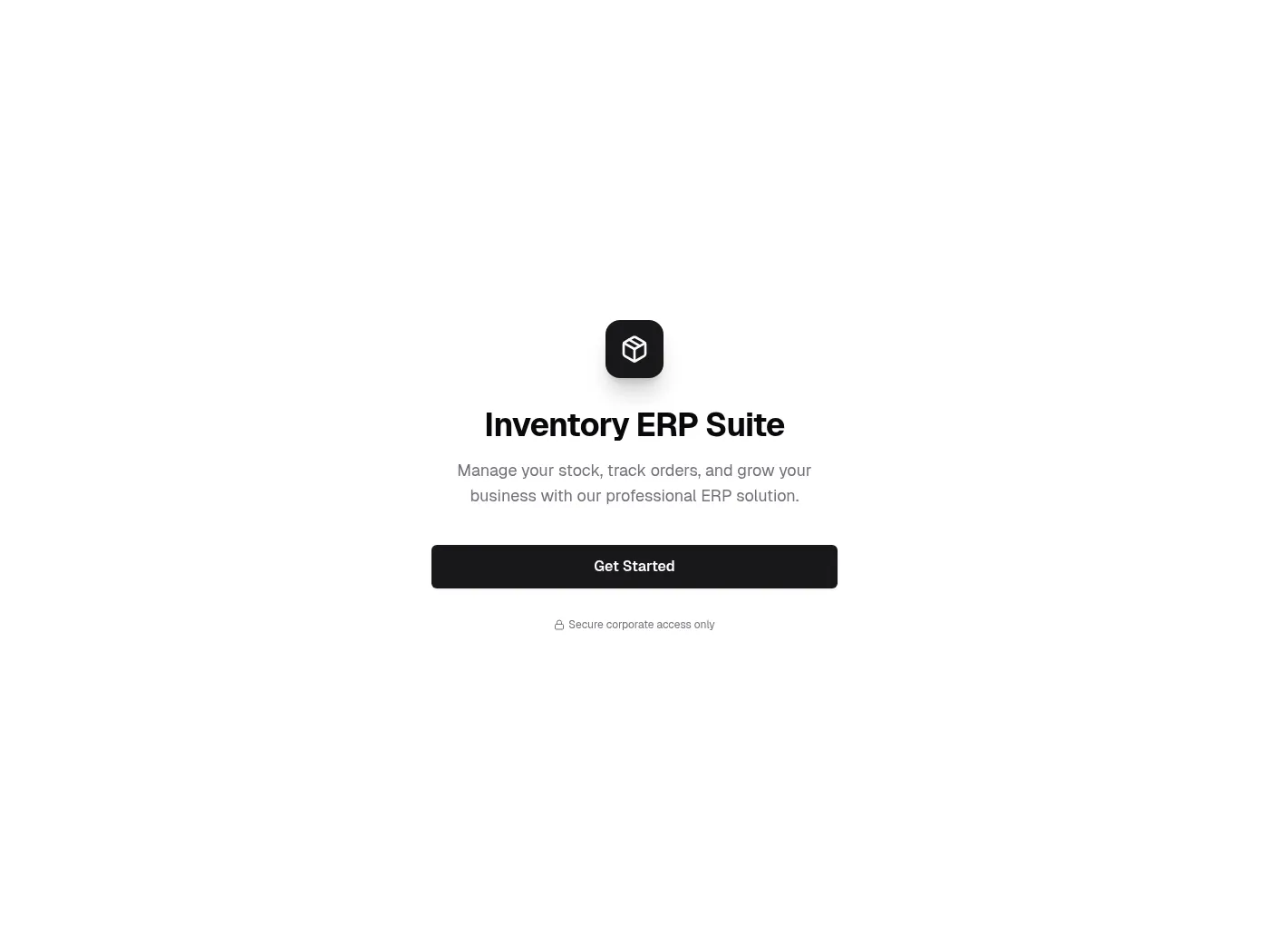 Inventory ERP Suite