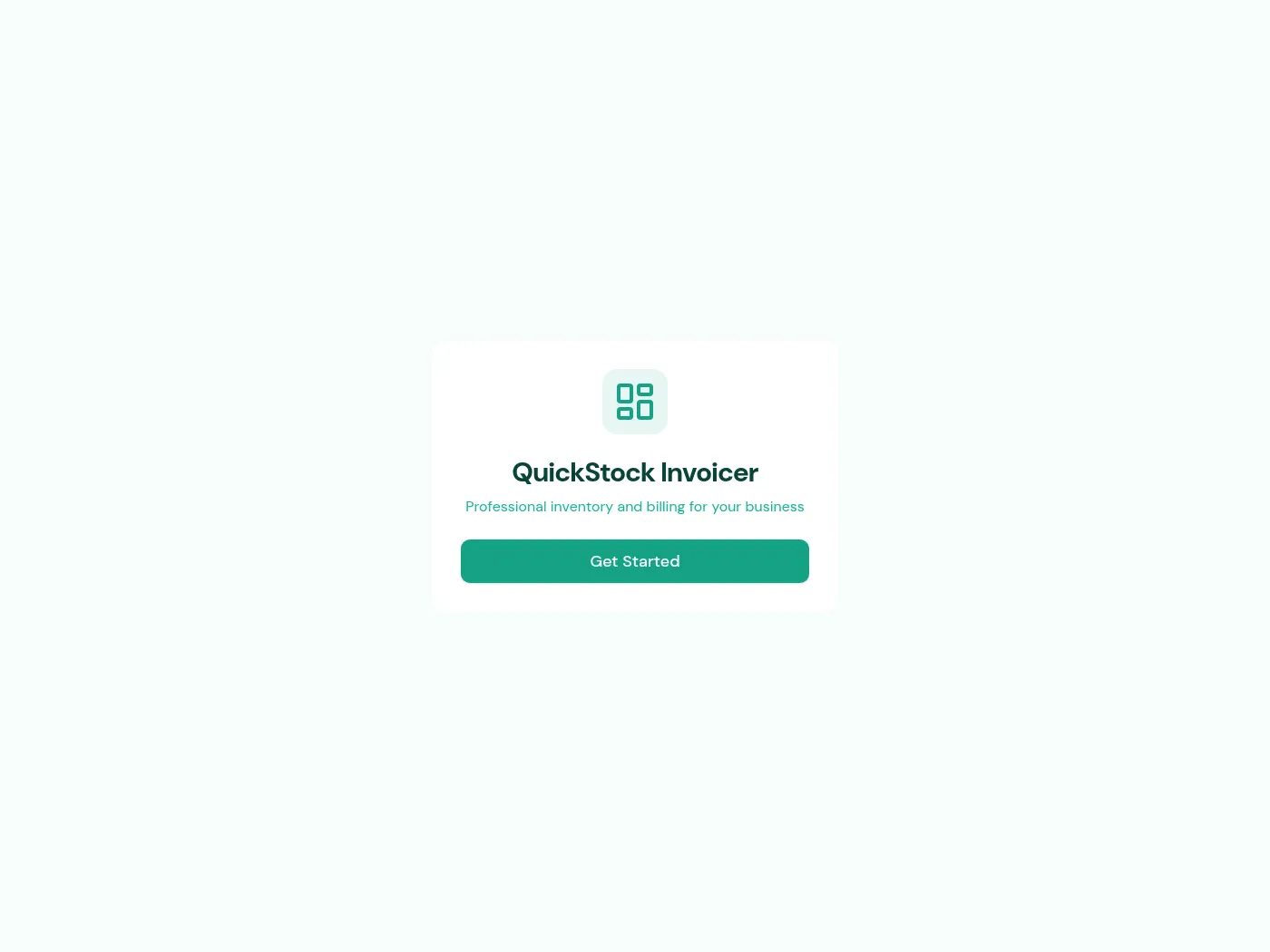 QuickStock Invoicer