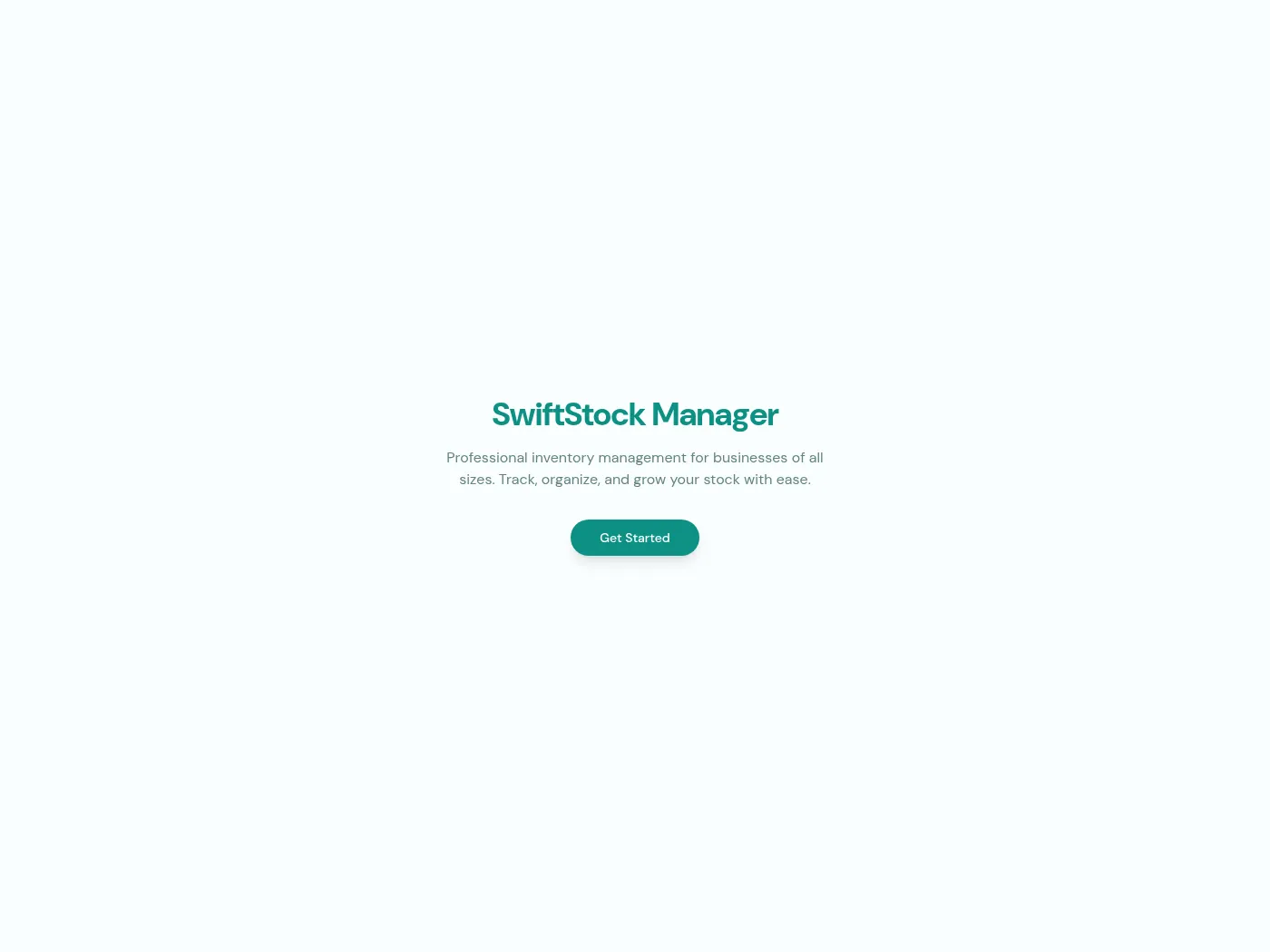SwiftStock Manager