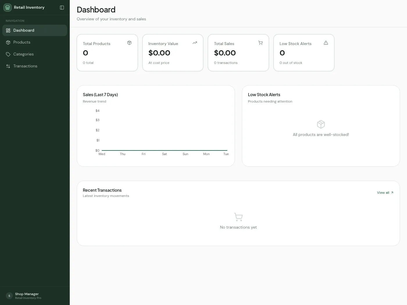 Retail Inventory Pro