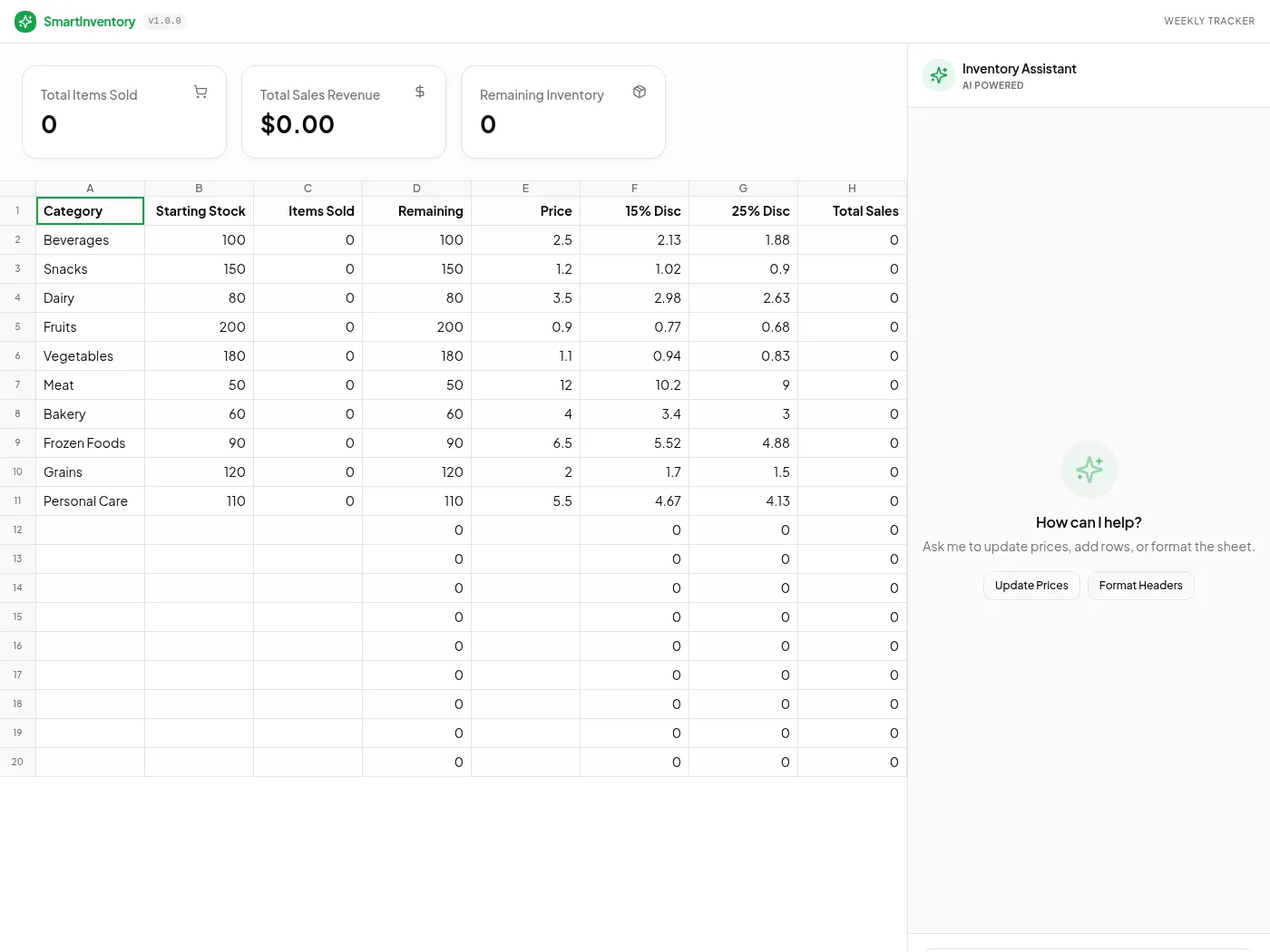 Smart Inventory Tracker