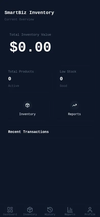 SmartBiz Inventory Tracker