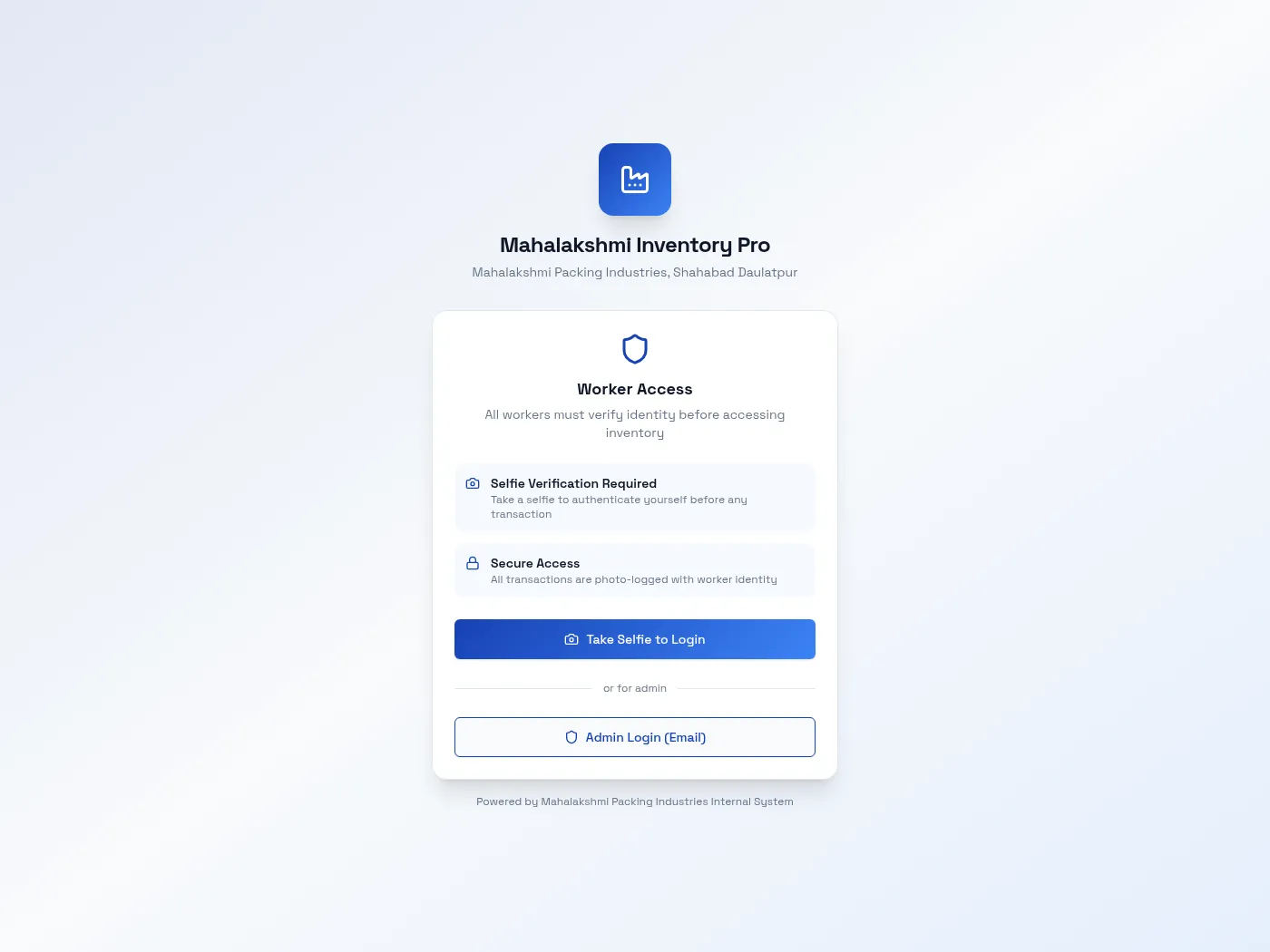 Mahalakshmi Inventory Pro