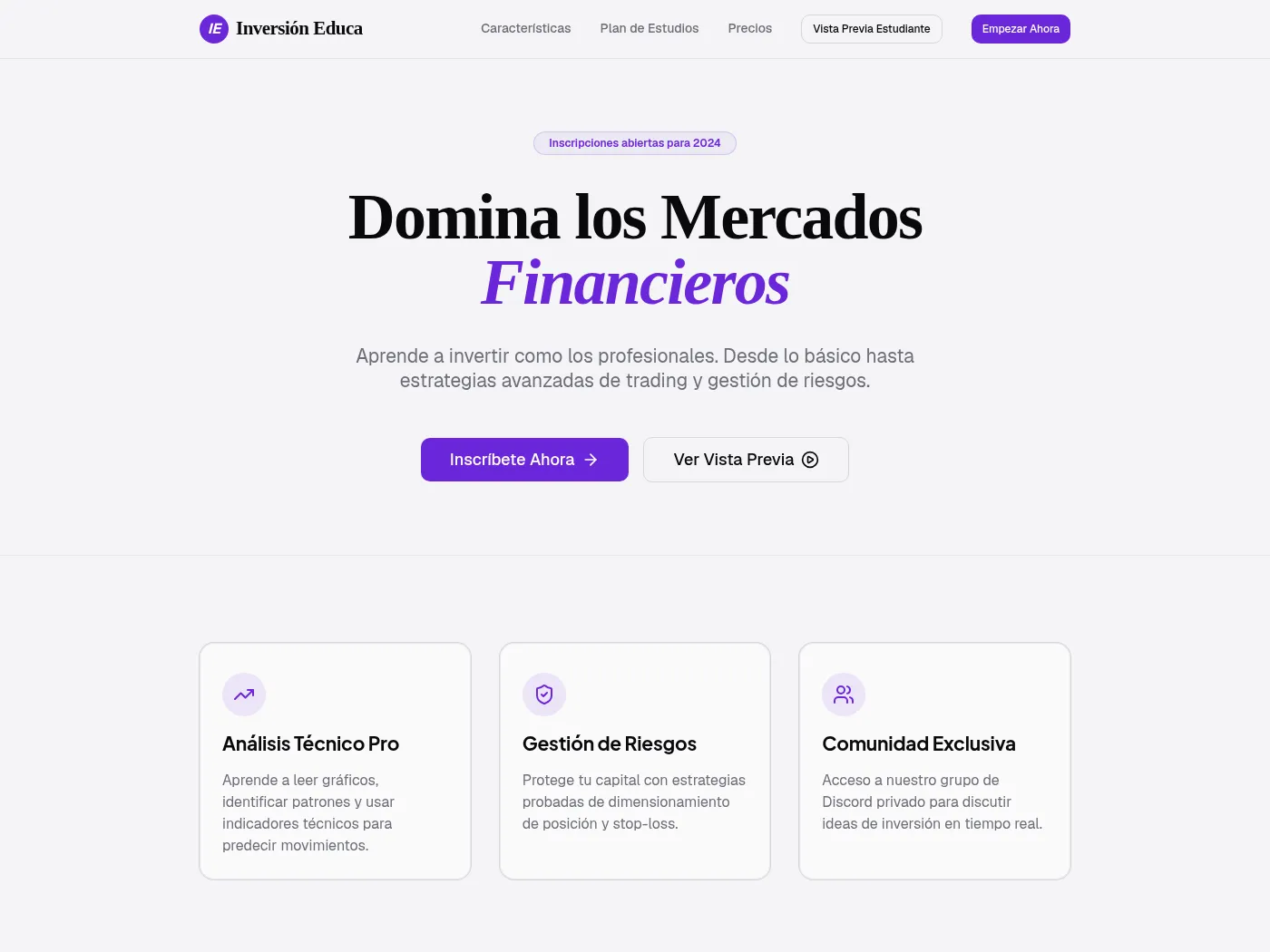 Inversión Educa Portal