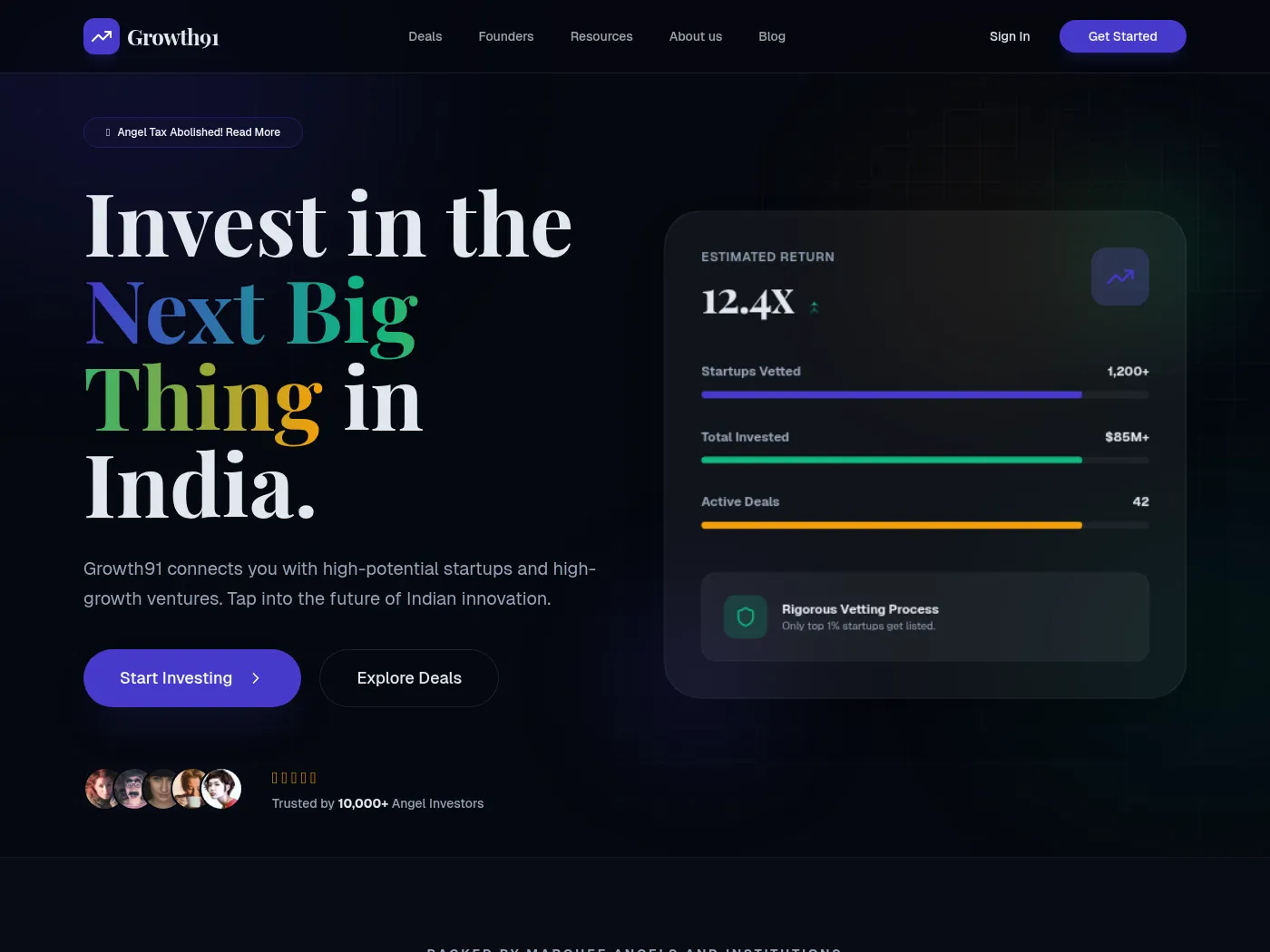 Investify Splash
