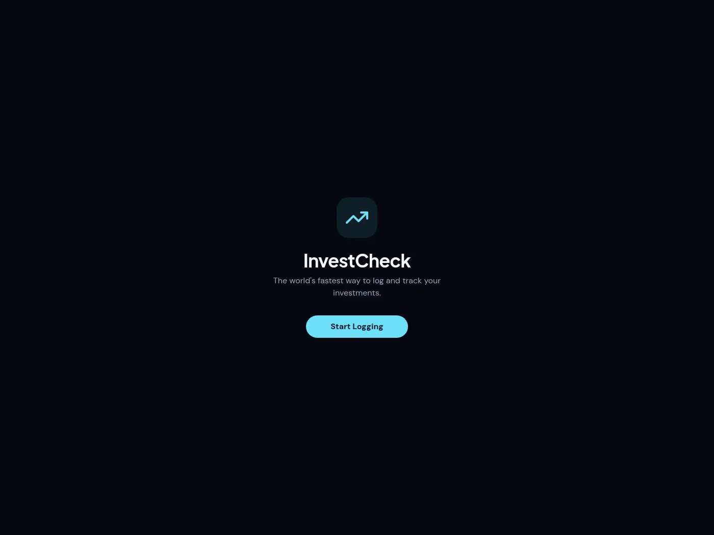 InvestCheck Logbook