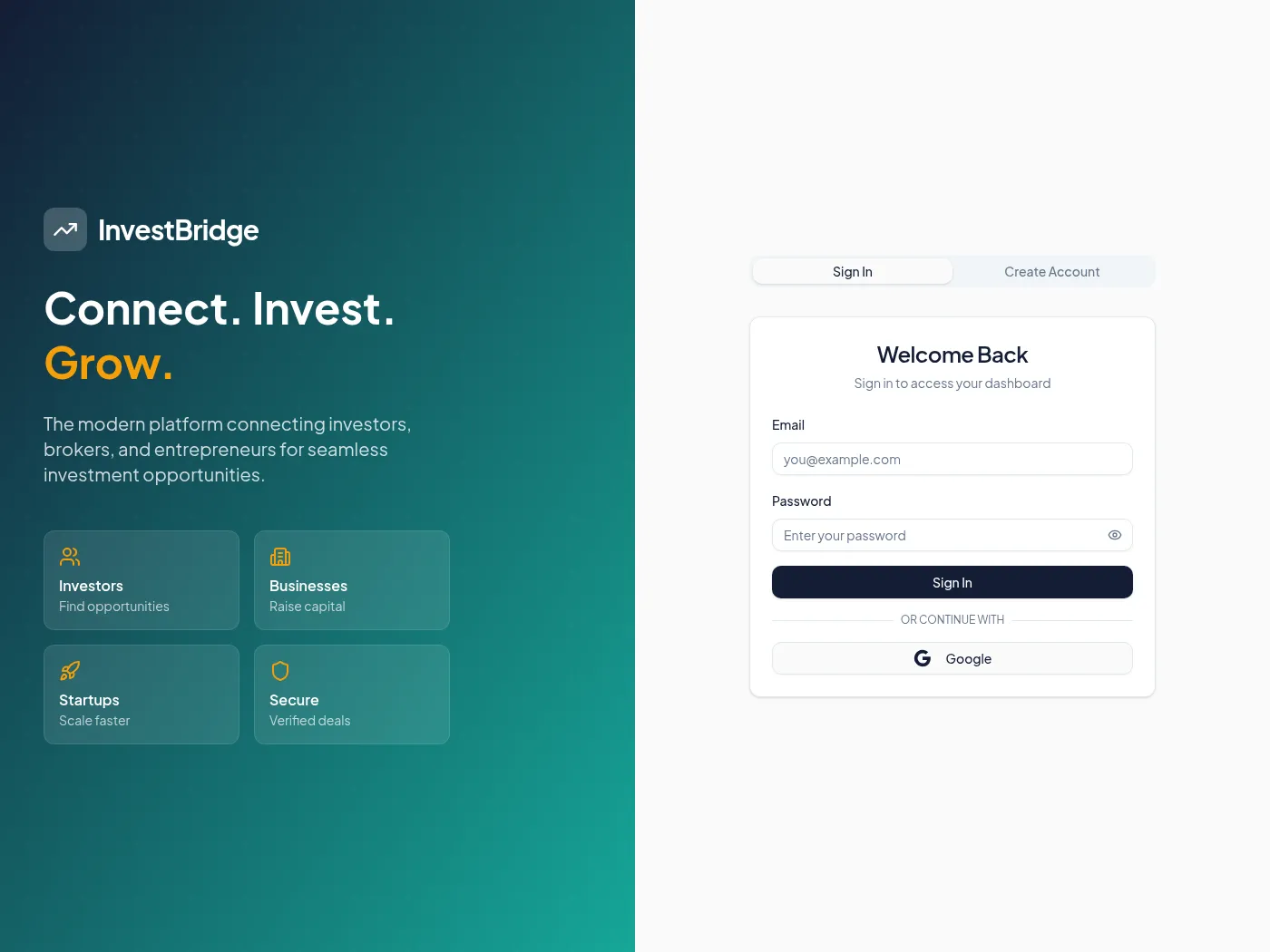 InvestBridge Platform