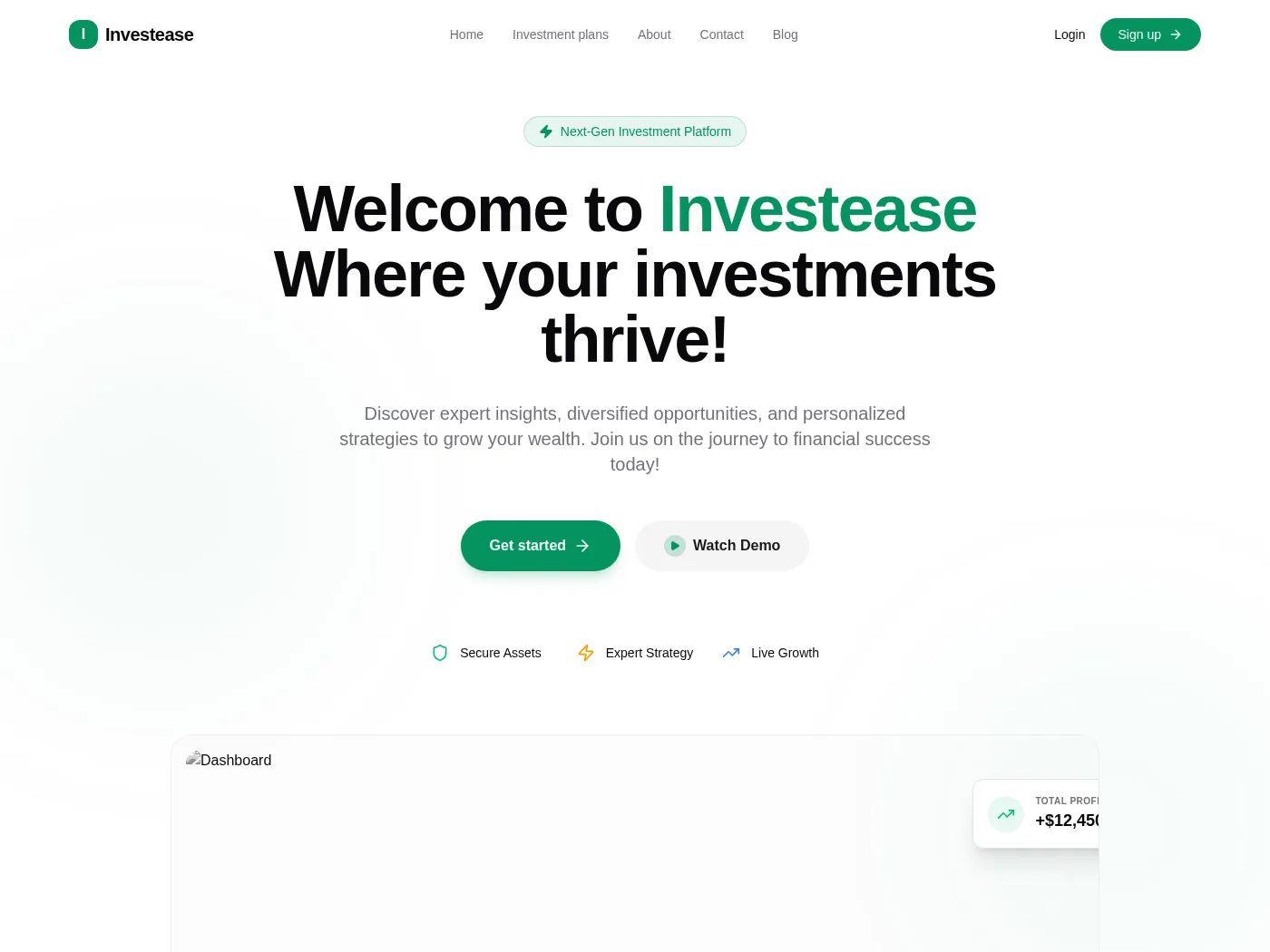 Investease Platform