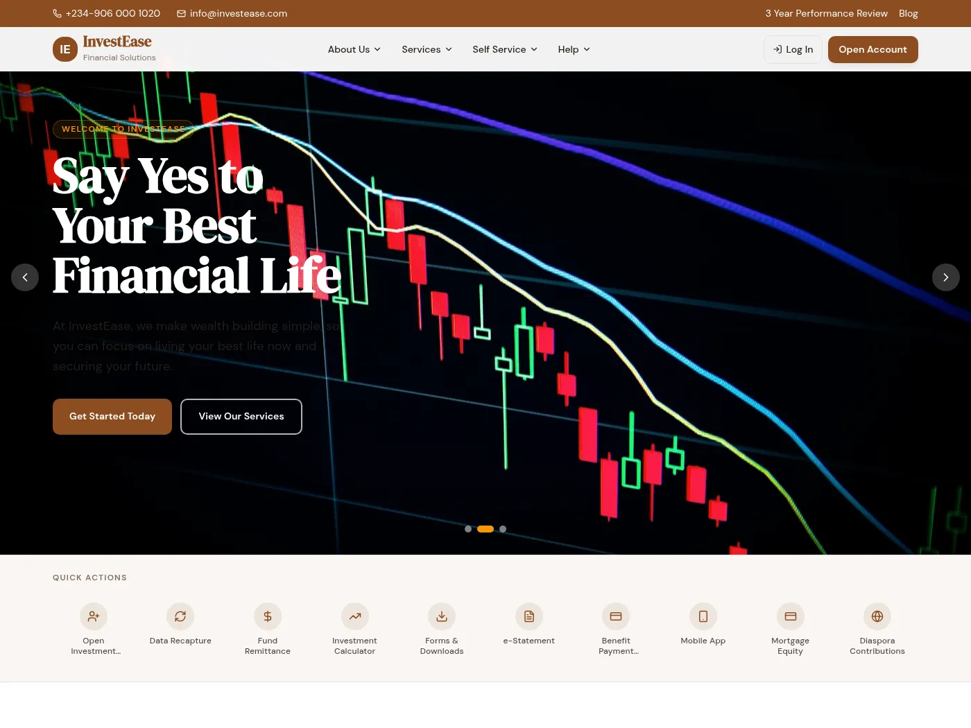 InvestEase Web Portal