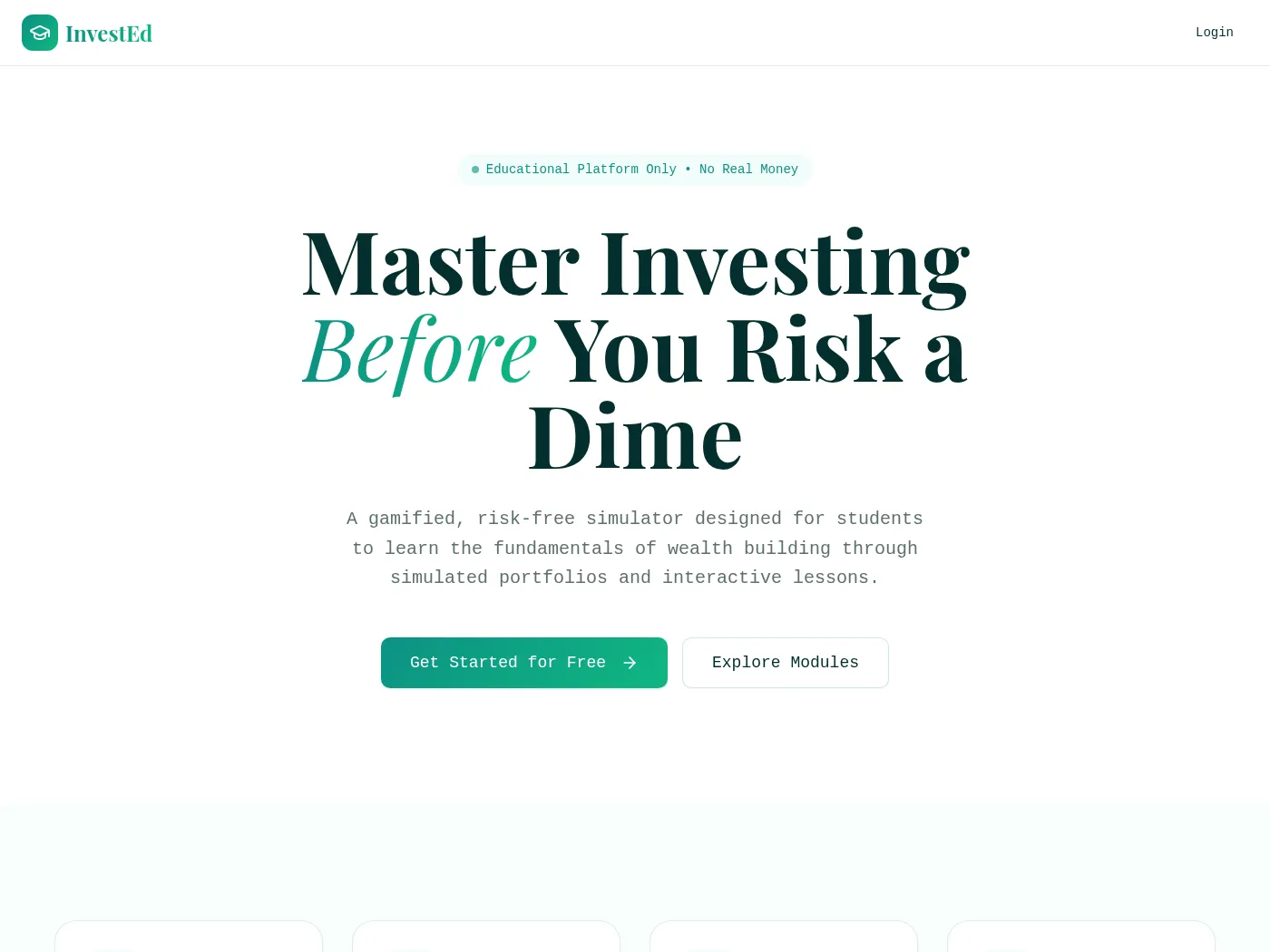 InvestEd Simulator
