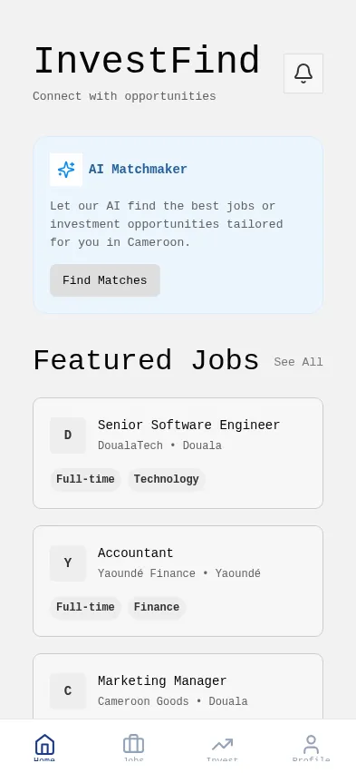 InvestFind Cameroon