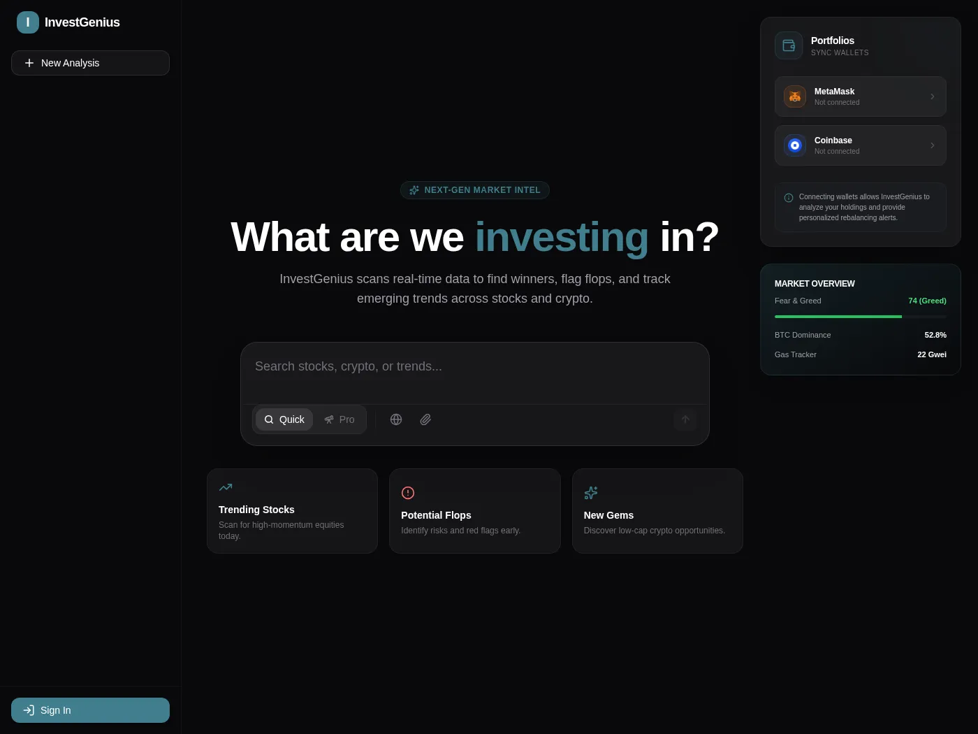 InvestGenius AI