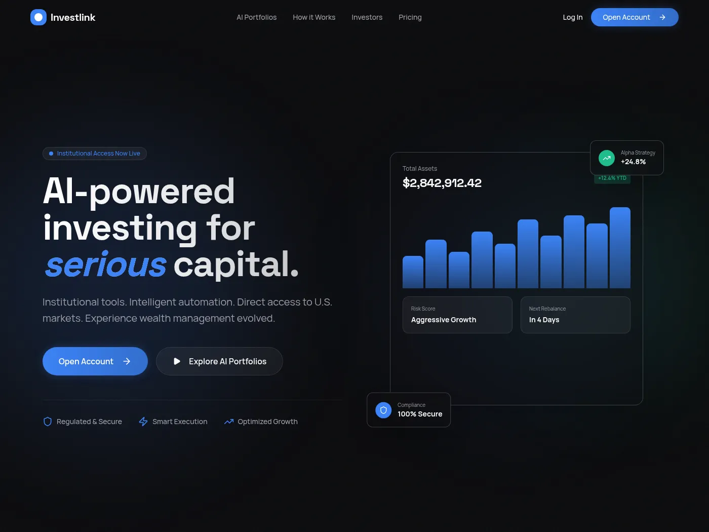 Investlink Premium Landing